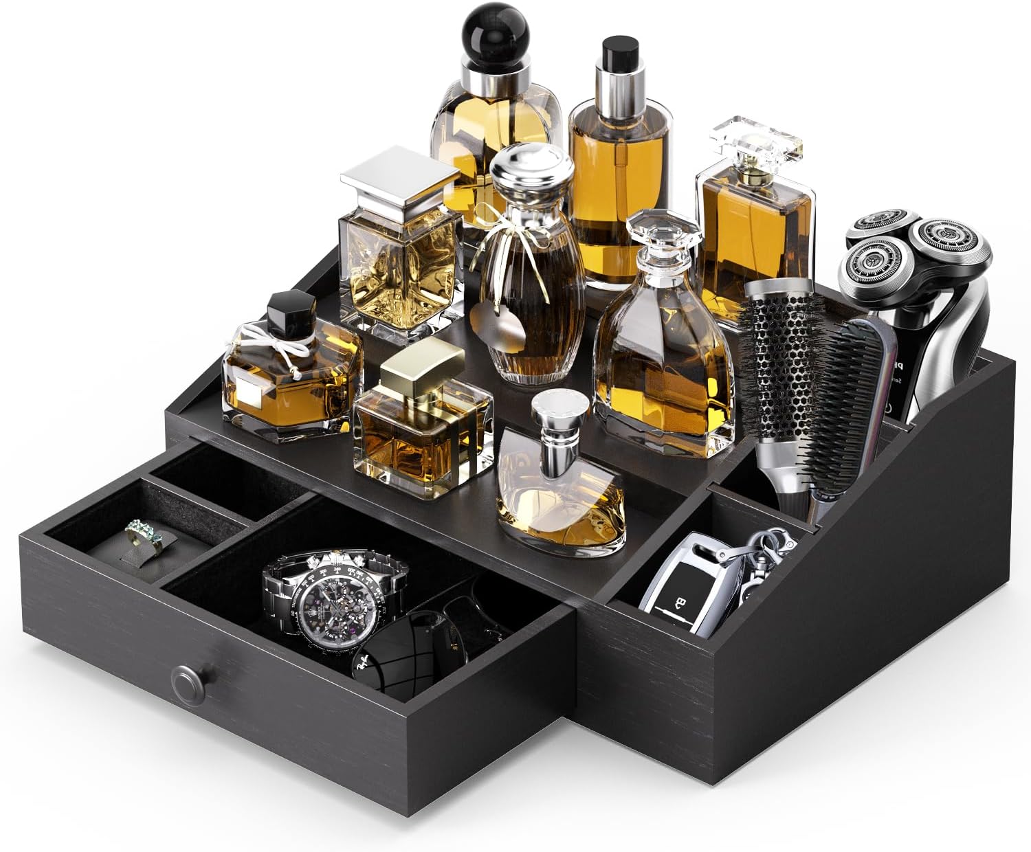 Amazon.com: Cologne Stand Organizer for Men, 3 Tier Perfume Organizer ...