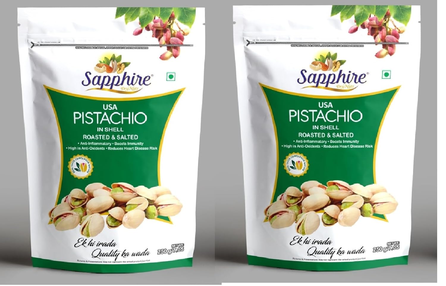 Sapphire Pistachio California Roasted and Salted pista dodi with Shell ...