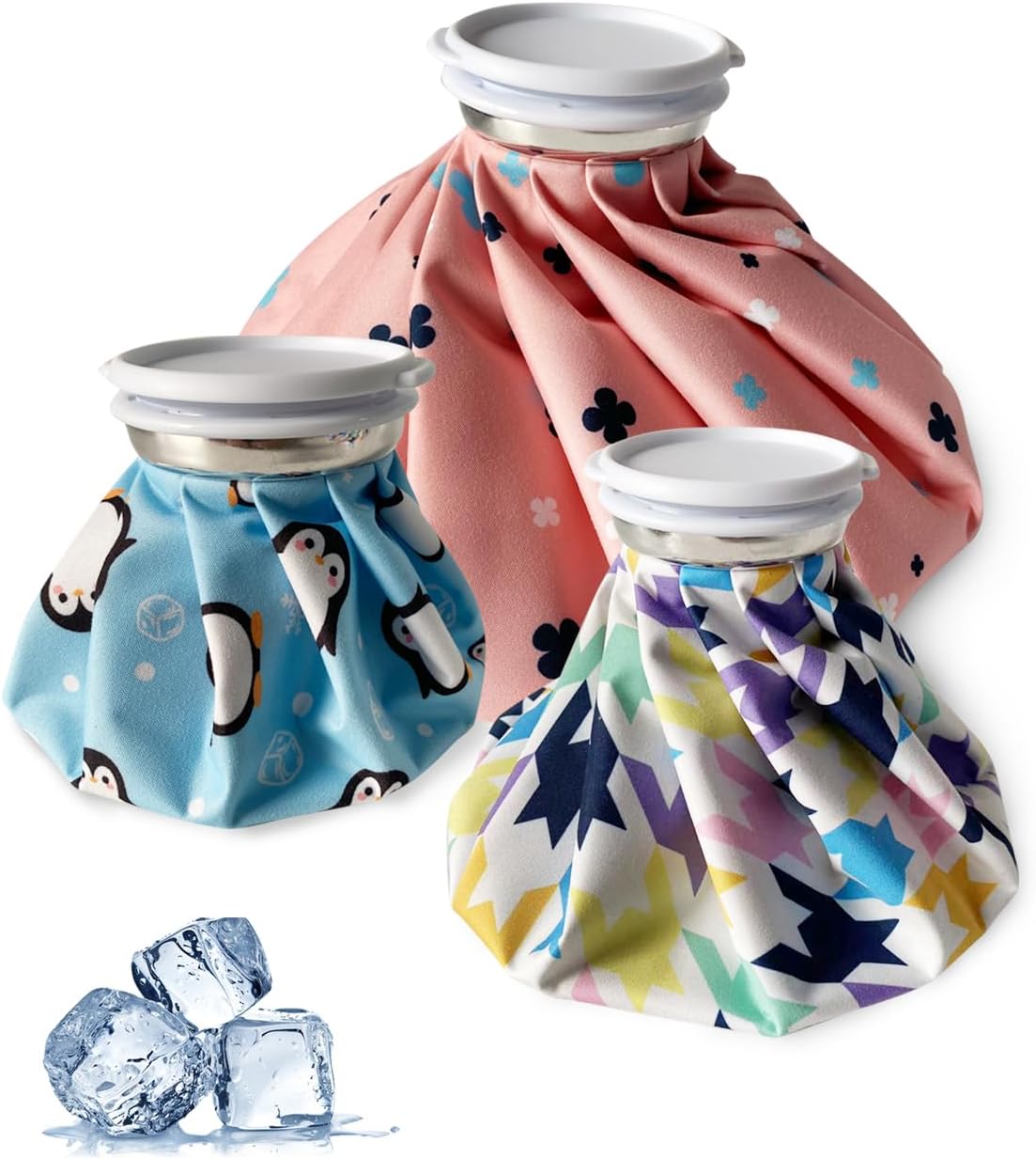 Amazon.com: ANMIA Ice Pack Bags for Injuries Reusable, Cold Pack Water Bag Hot Bag for Pain ...