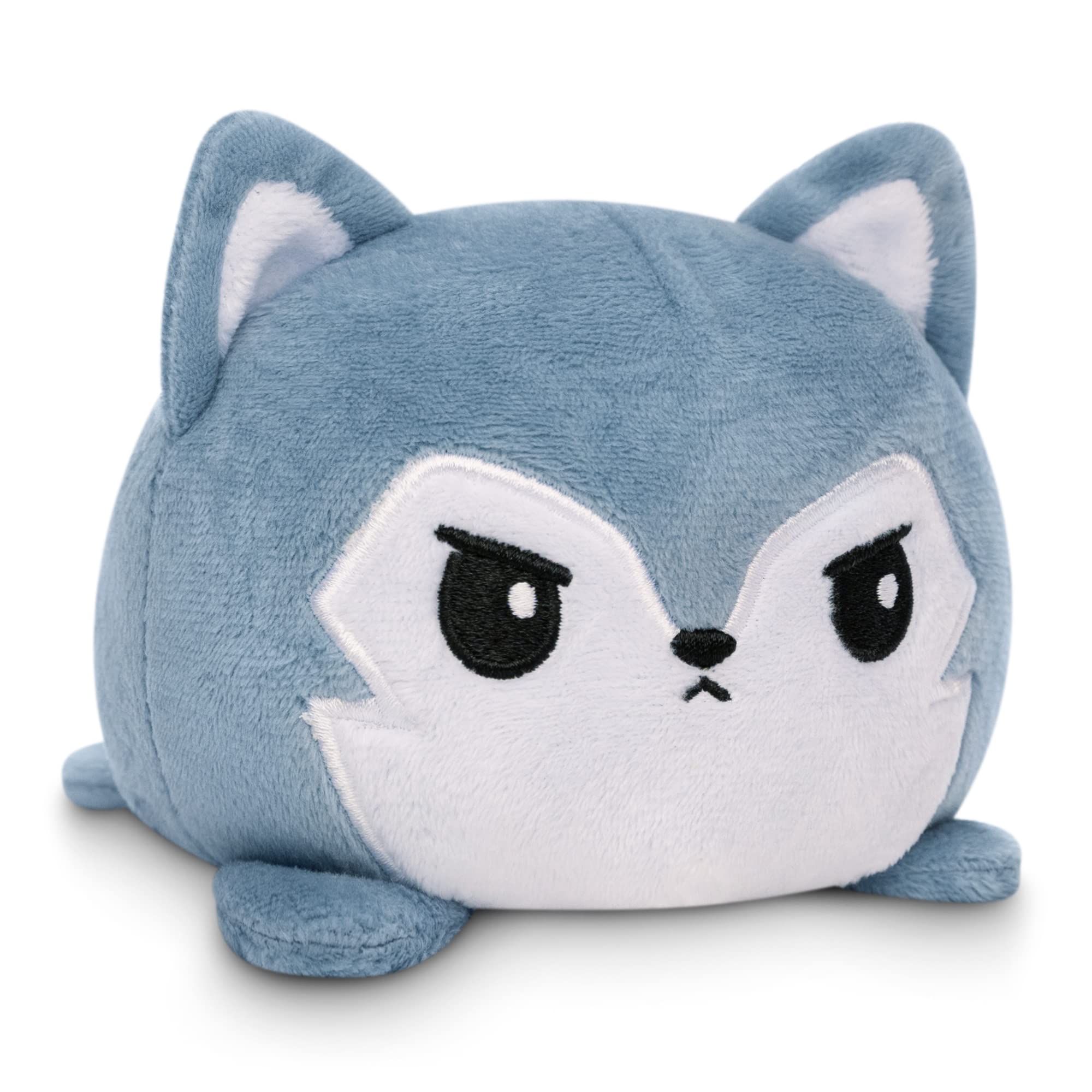 Snapklik.com : The Original Reversible Wolf Plushie - Fuzzy Gray - Cute ...