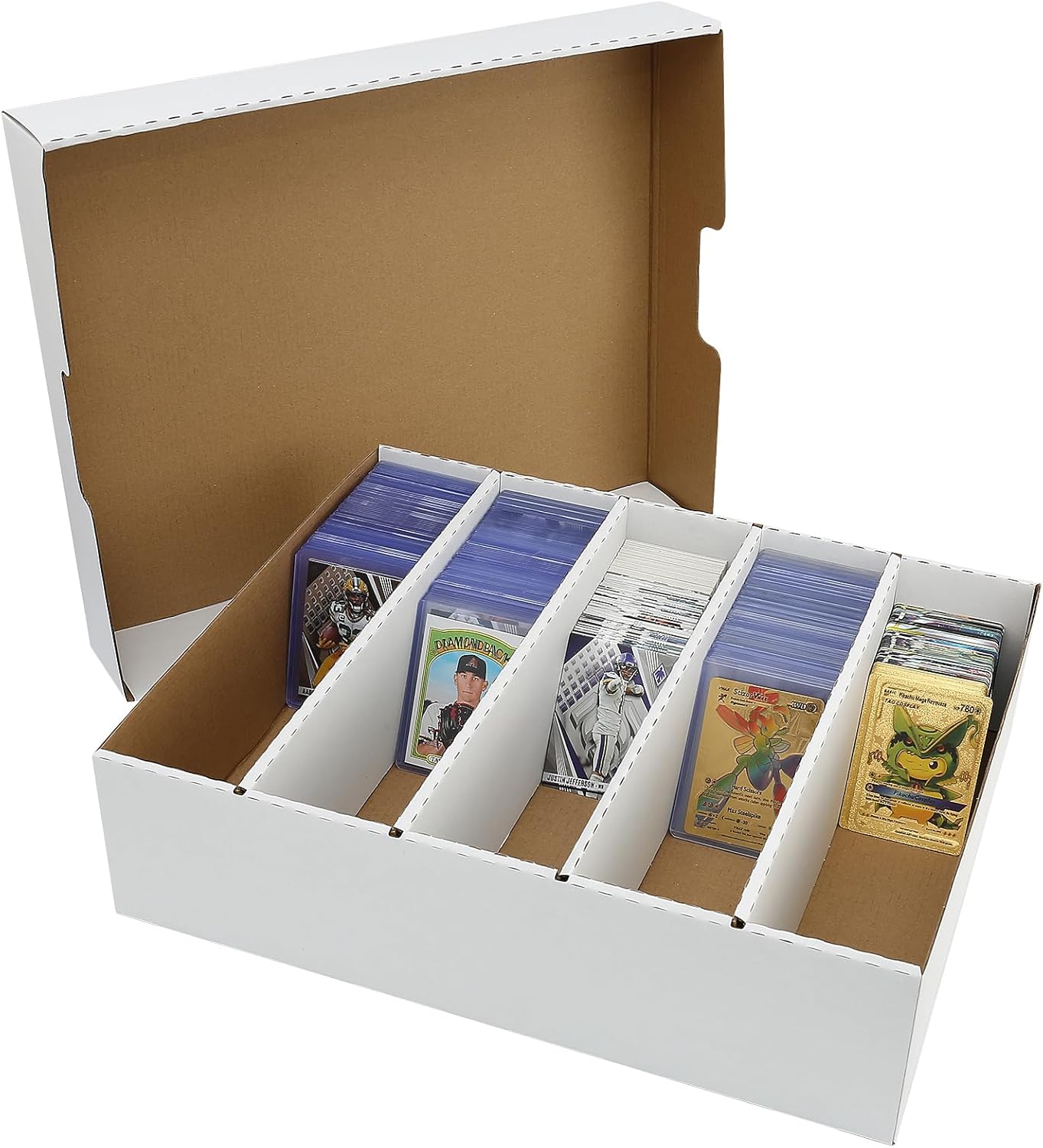 Amazon.com: MZONGZI Monster 5 Row Card Storage Box,3900 Count Cards ...