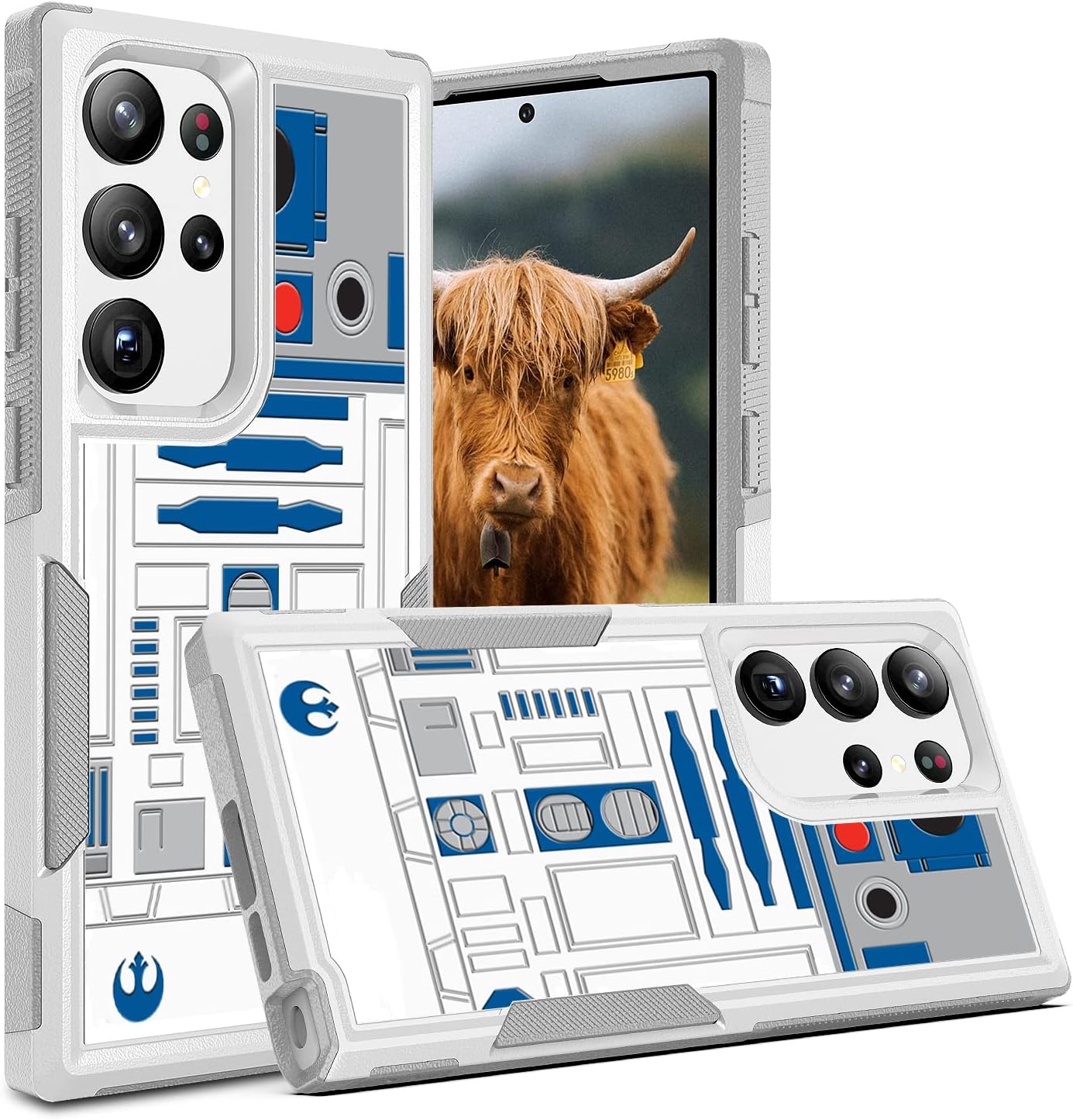 Amazon.com: Case for Samsung Galaxy S23 Ultra, R2D2 Astromech Droid ...