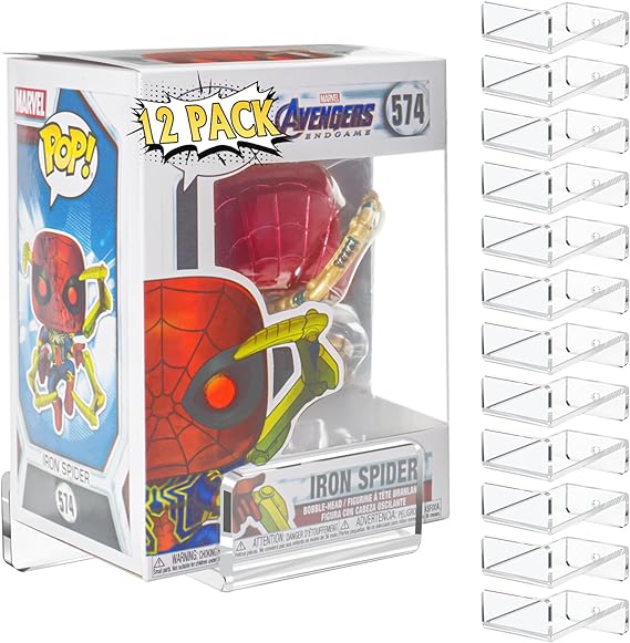Amazon.com: Acrylic Display Shelves for Funko Pop Boxes, Pop Action ...