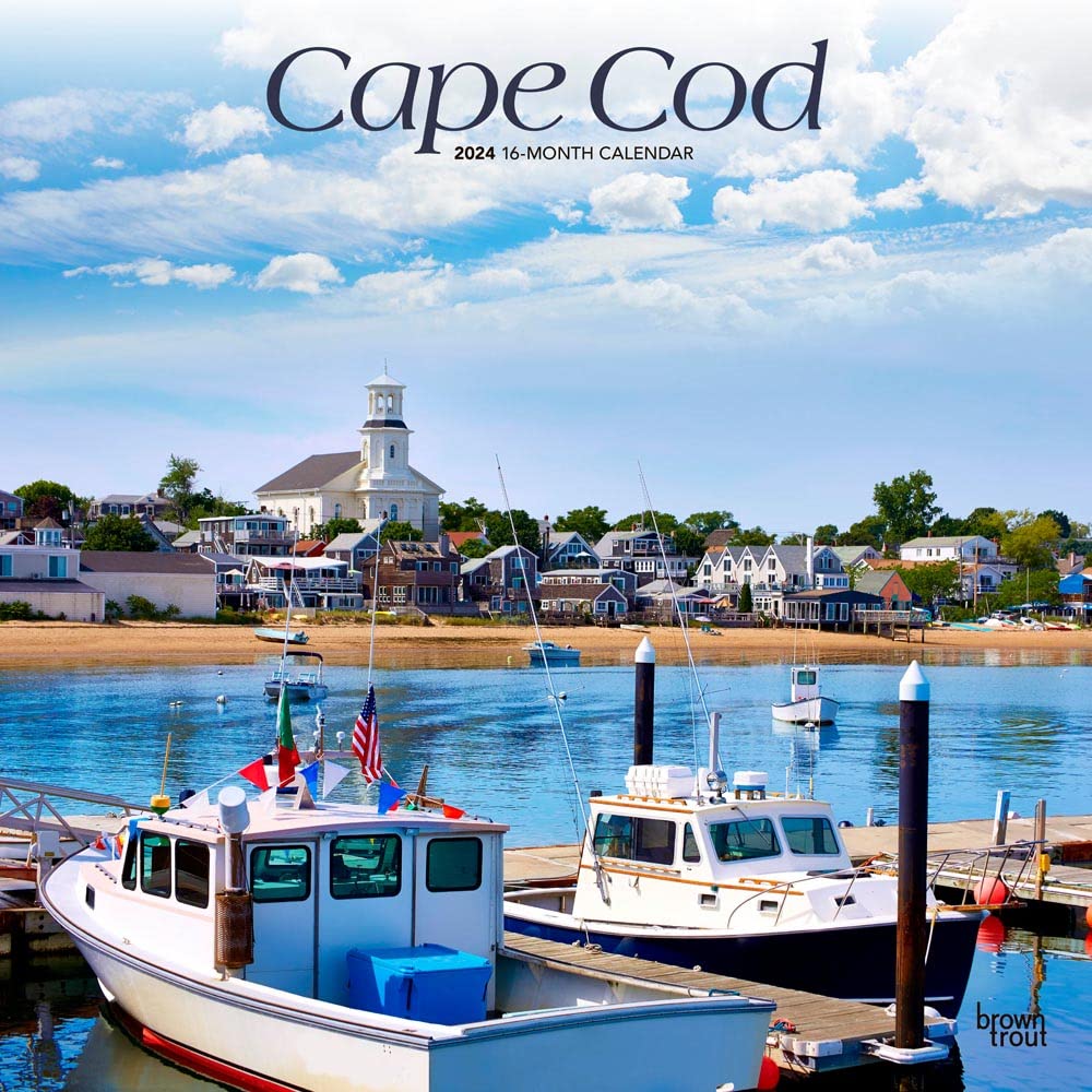 Cape Cod | 2024 12 x 24 Inch Monthly Square Wall Calendar | BrownTrout ...