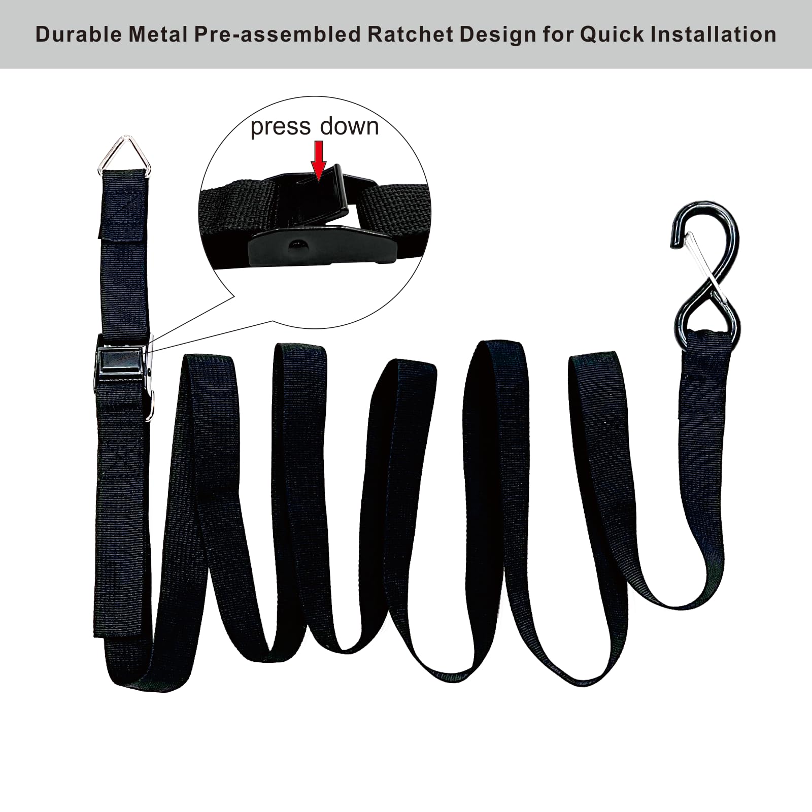 Snapklik.com : RV Awning Tie Down Kit, Heavy Duty RV Awning Anchor Kit ...