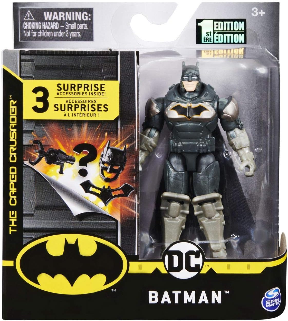 Amazon.com: DC Batman 2020 Batman Heavy Armor Dark Gray 4-inch Action ...