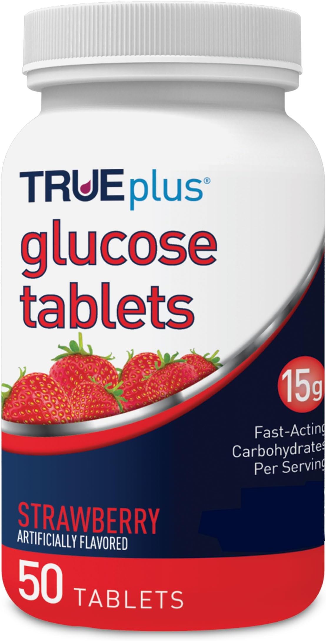 Amazon.com: TRUEplus® Soft Tabs Glucose Tablets – 12 Packs – 48 tabs ...
