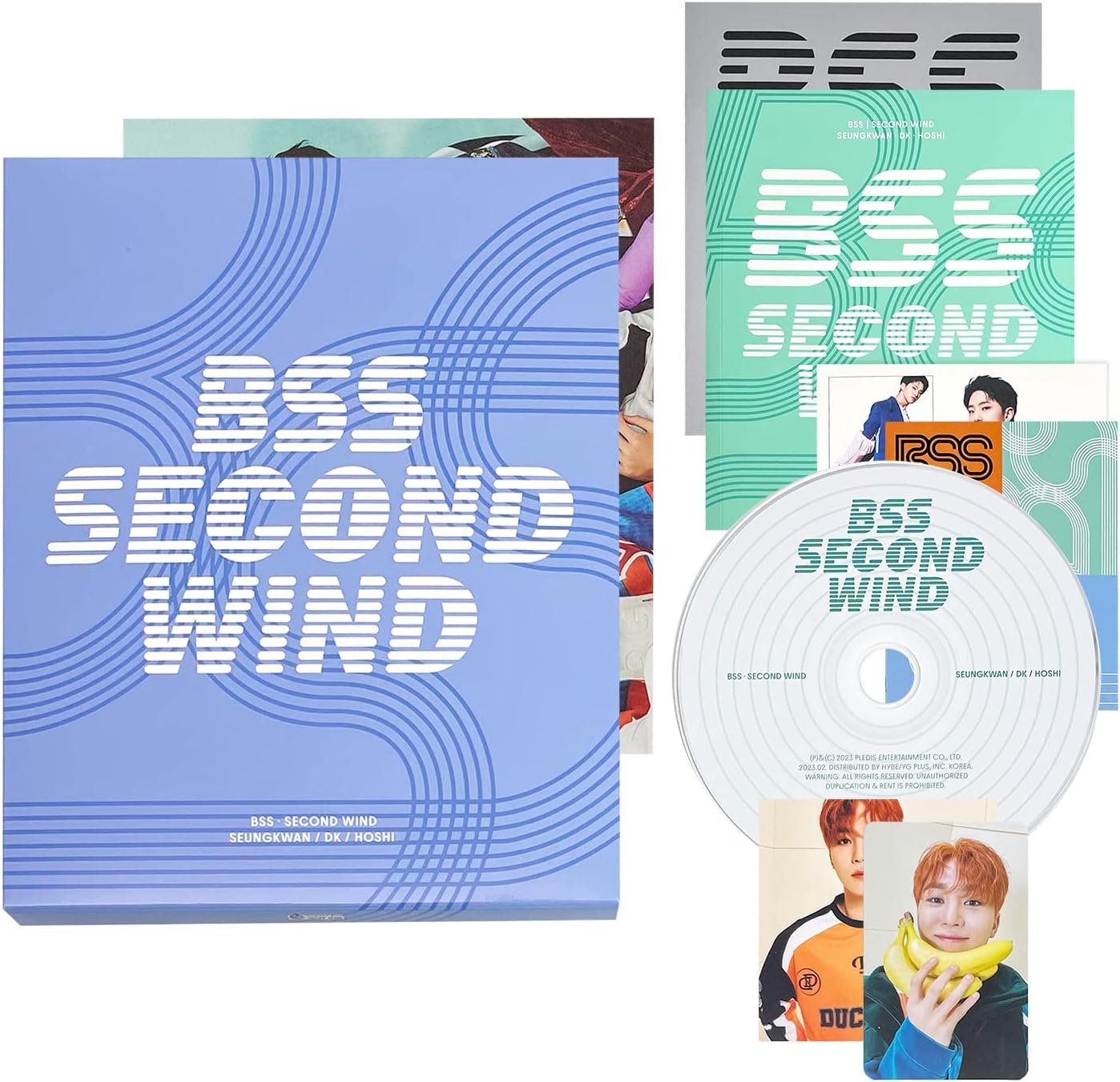 BSS (SEVENTEEN) - 1st Single Album [SECOND WIND] Out Box + Photo Book ...