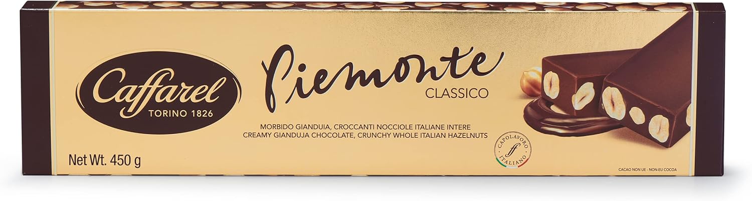 Caffarel Piemonte Tavoletta Al Latte Con Nocciole Intere 100% Italiane ...