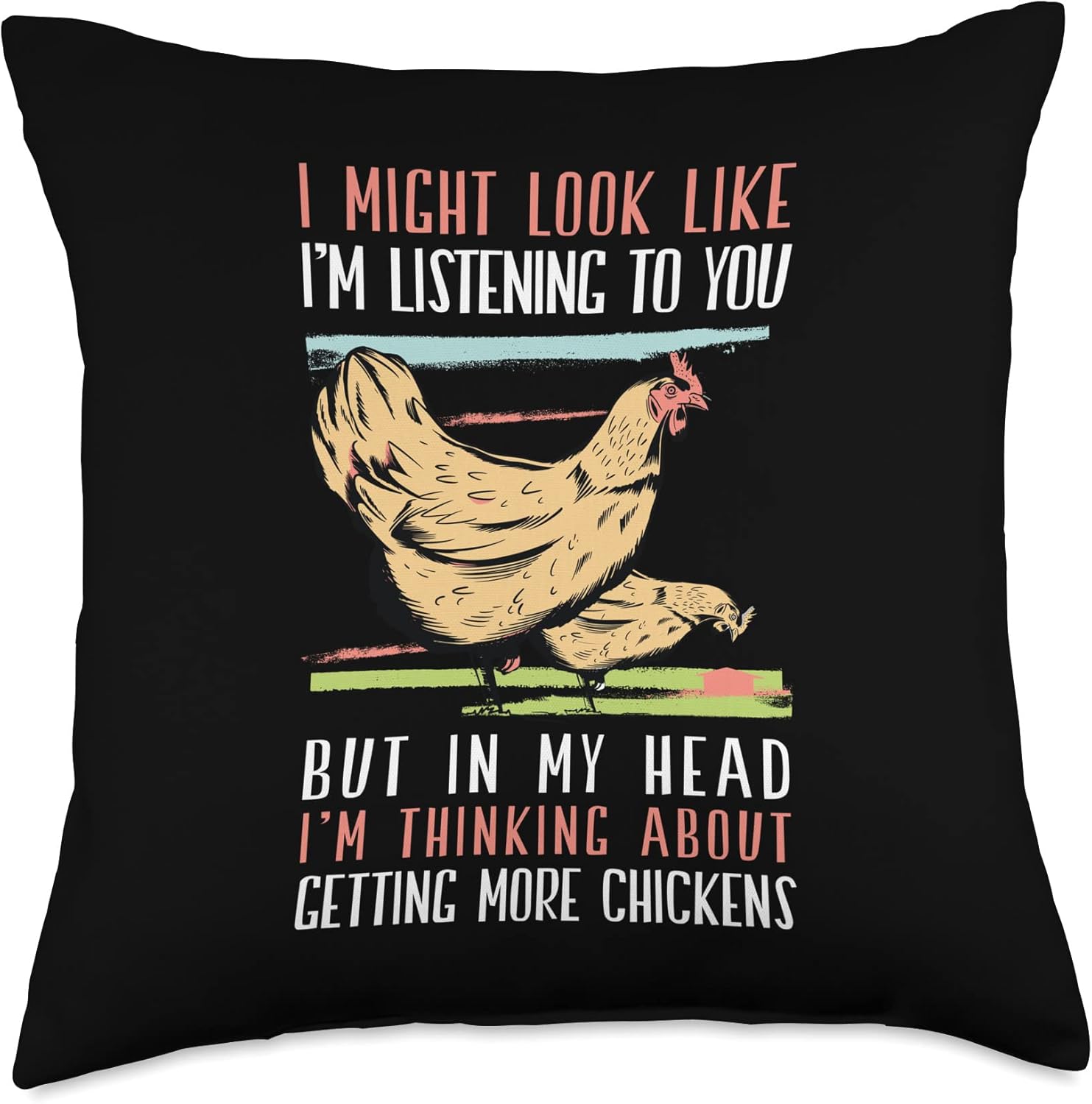 Amazon.com: I Might Look Like Im Listening To You Chicken I Might Look ...