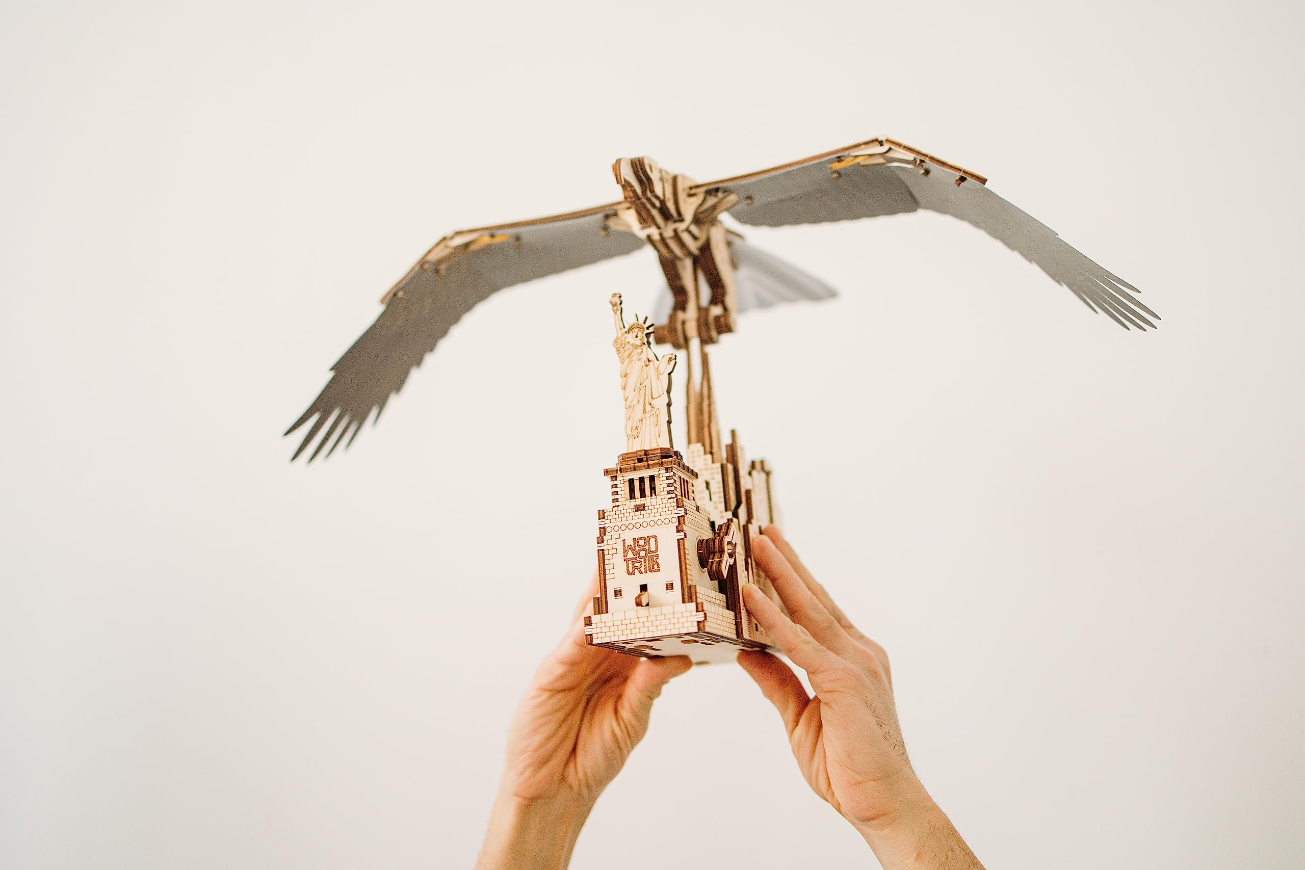 Wood Trick Liberty Eagle 3D Wooden Puzzles for Adults and Kids to Build ...