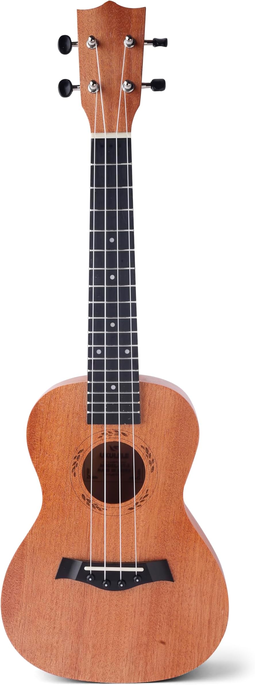 Amazon Basics 23inch Wood Ukulele with Bag, Pick, Strap and String ...