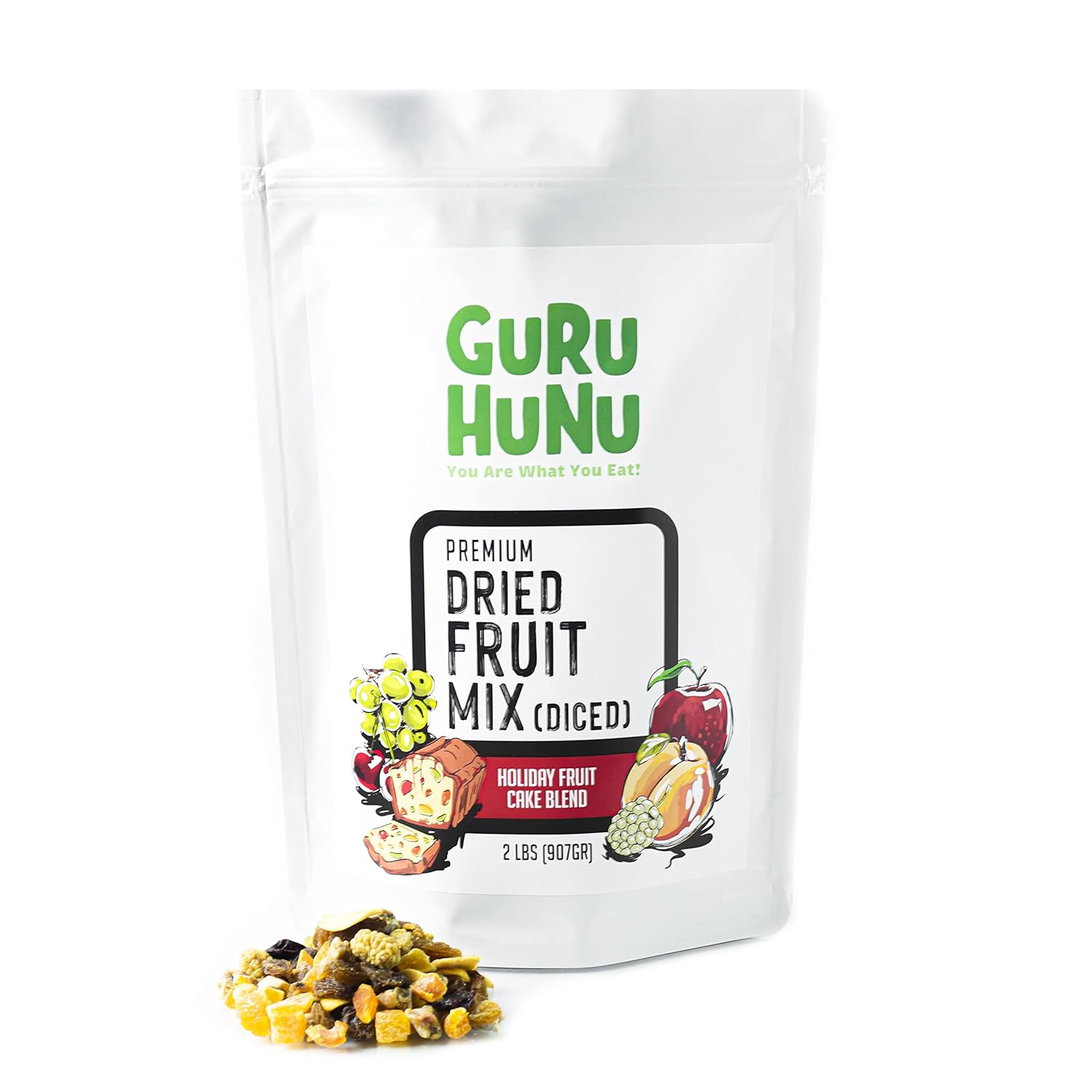 Amazon.com: GURU HUNU Dried Fruit Mix, From Mediterranean, Healthy ...