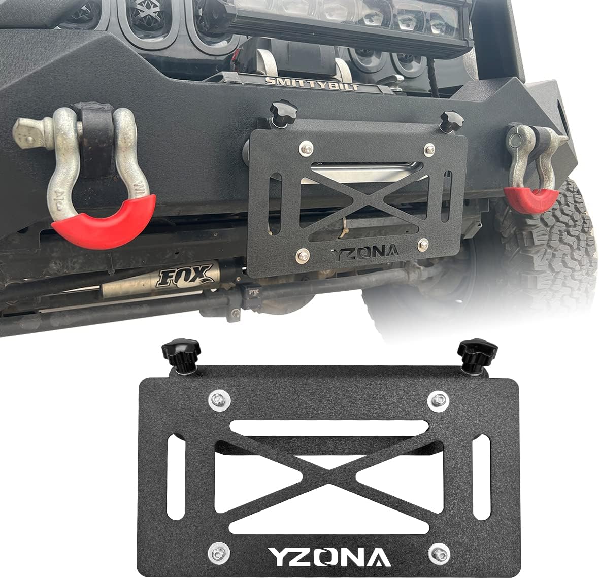 Amazon.com: 254mm Flip-Up Hawse Fairlead Mounted License Plate Holder ...