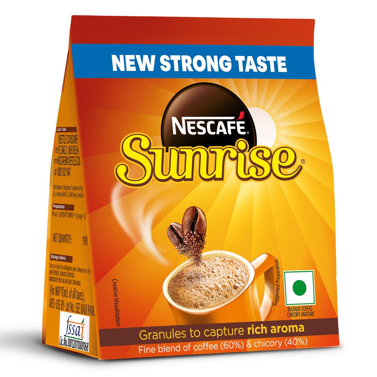 Sunrise Instant Coffee Powder | Strong Taste for the perfect start to ...