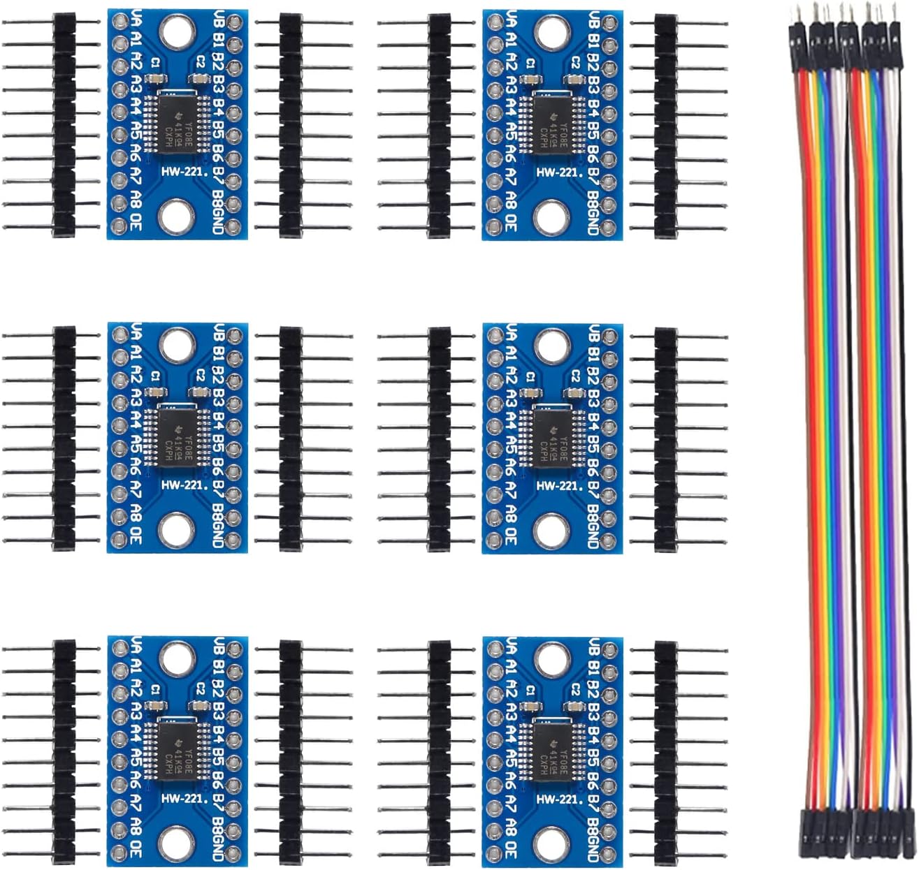 Amazon.com: DIANN 6pcs TXS0108E Logic Level Module 8 Channel Bi ...