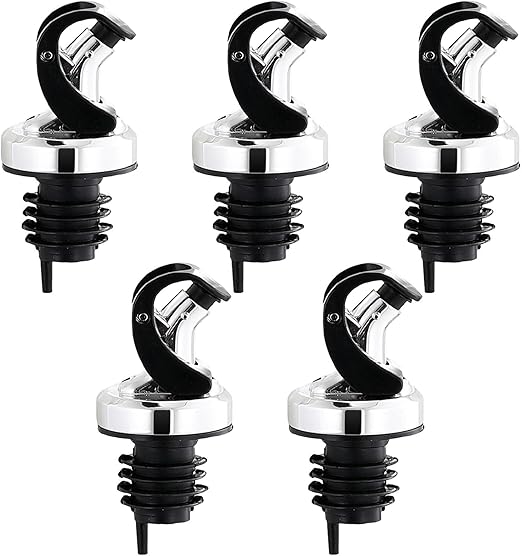 Compra ZXZX Vertedores de Botellas clásicos de 5 Piezas - Vertedor de Botellas con Solapa ...