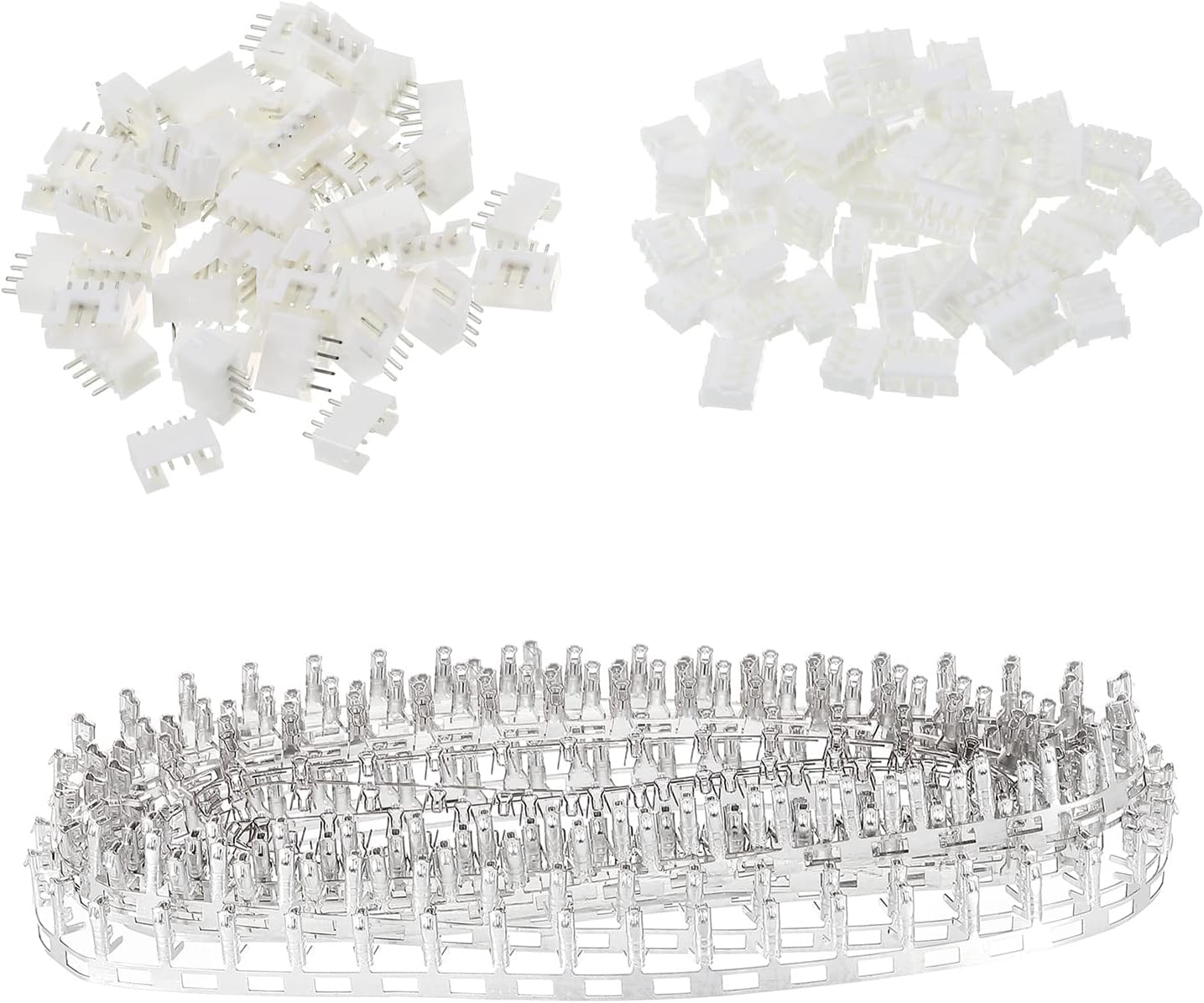 sourcing map 2mm Abstand Anschluss Kit 4 Pin Stecker Buchse Kopfteil ...