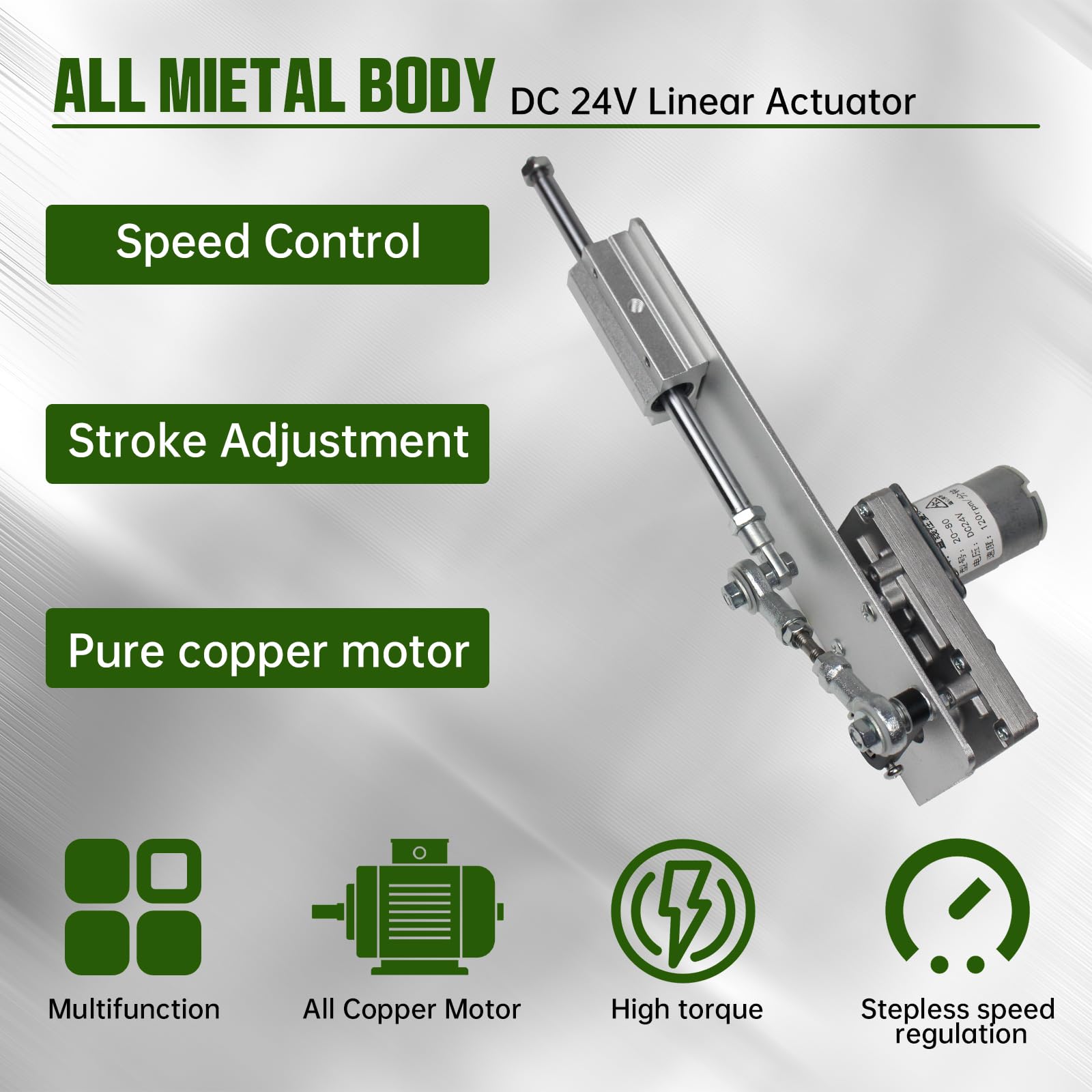 Speed Controller Actuator Reciprocating Cycle Linear Actuator Motor ...