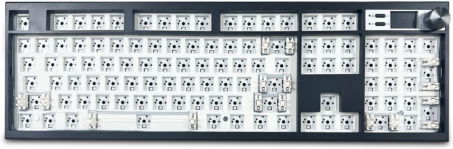 Amazon.com: Glorious Gaming - GMMK 3 Custom Mechanical Gaming Keyboard with Knob, 100% Keyboard ...