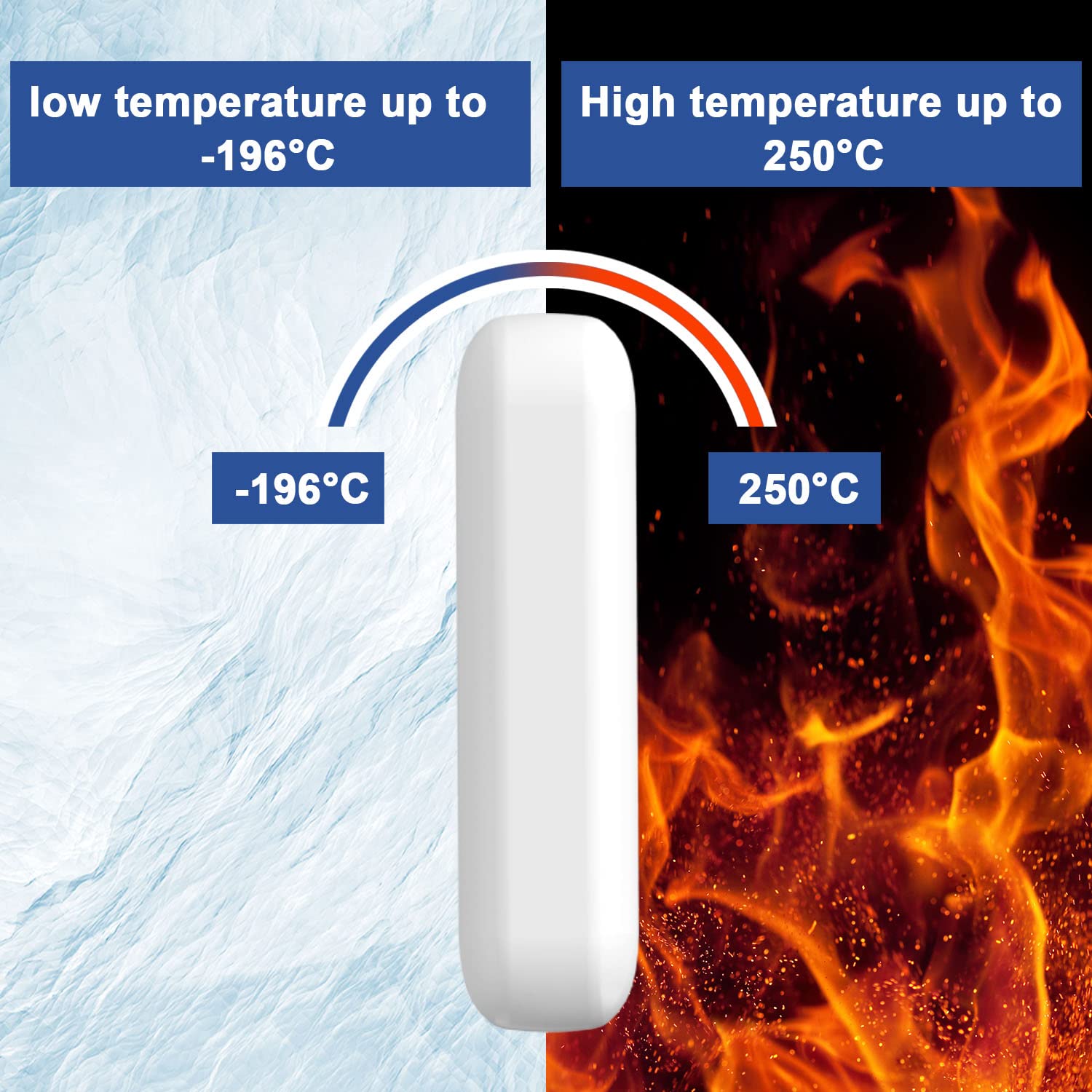 Snapklik.com : 8PCS 8 30mm Magnetic Stirrer Mixer Stir Bars, White ...