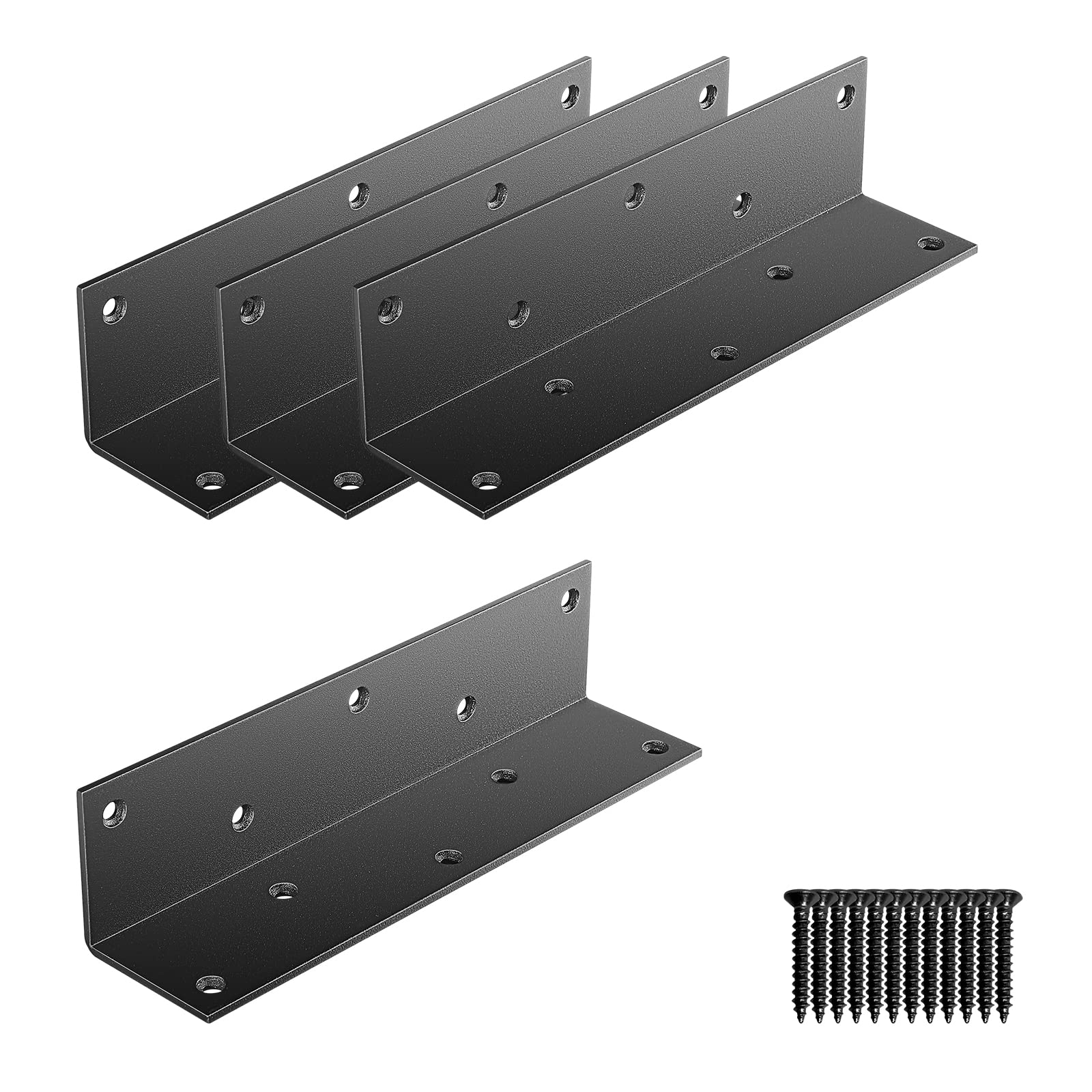 Amazon.com: 8" x 2" x 2" L Brackets Heavy Duty, Large Iron Corner ...