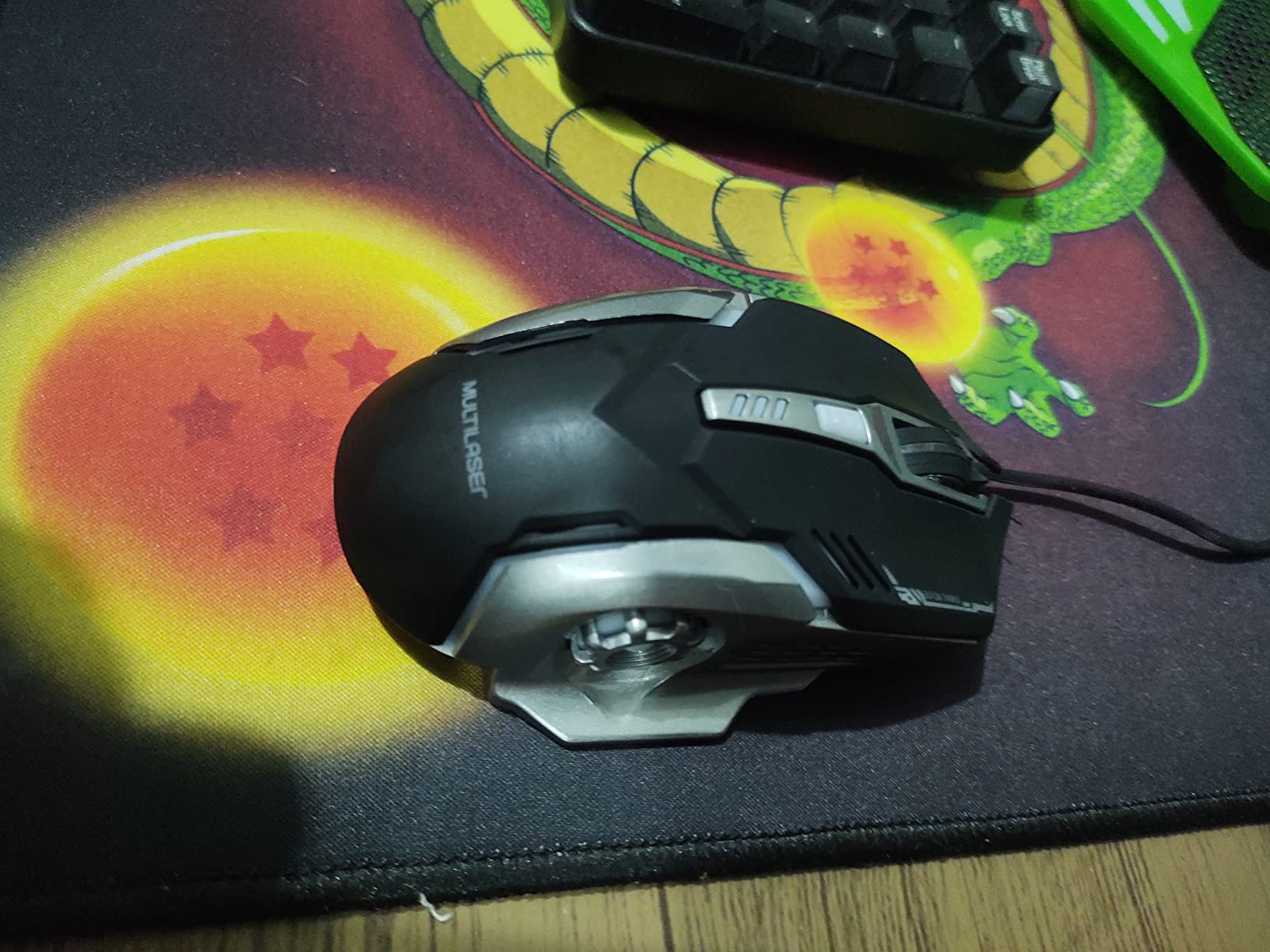 Mouse Gamer Multilaser MO269 2400 DPI Led Verde USB Preto | Amazon.com.br