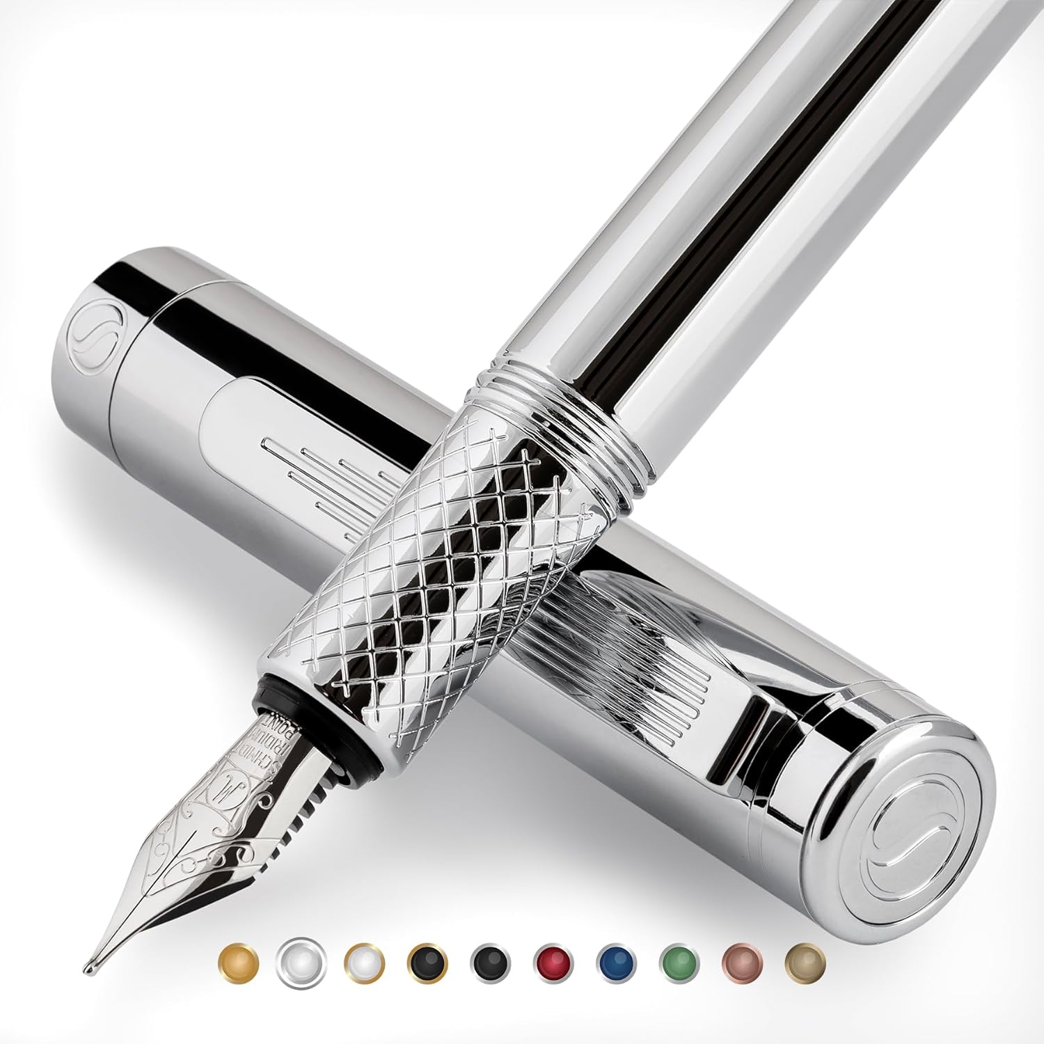 Scriveiner Stylo Plume de Luxe EDC (moyen), Superbe stylo de poche avec ...