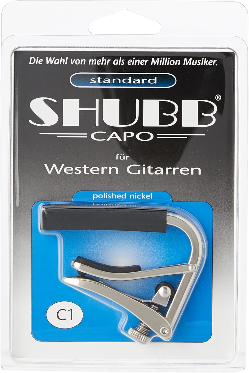 Shubb C1 Original Capo for Silver Standard Guitars : Amazon.de: Musical Instruments & DJ