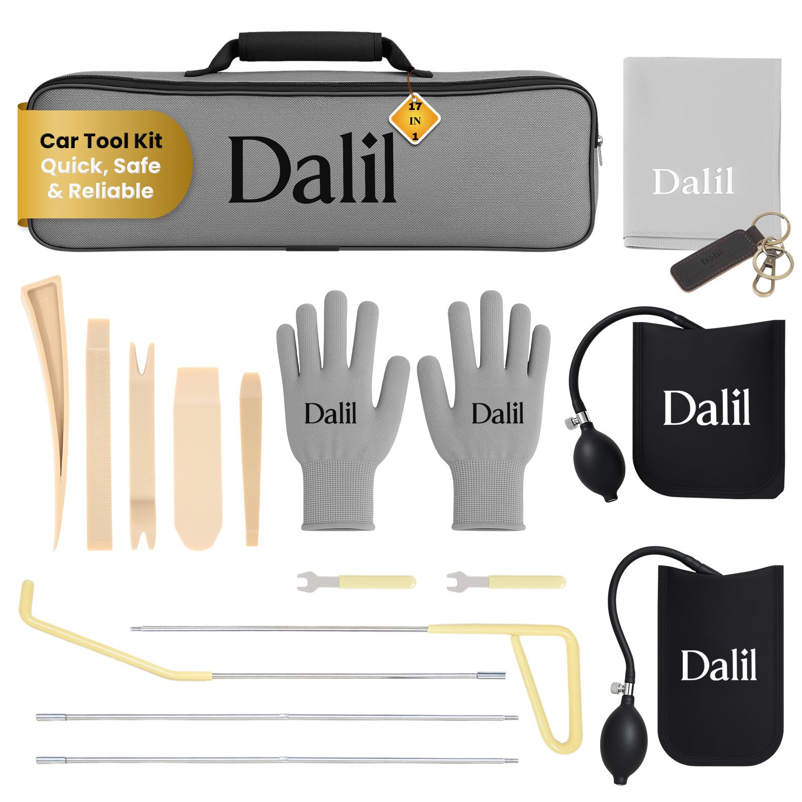 Snapklik.com : Dalil Car Unlock Kit - Complete Emergency Tool Set For ...