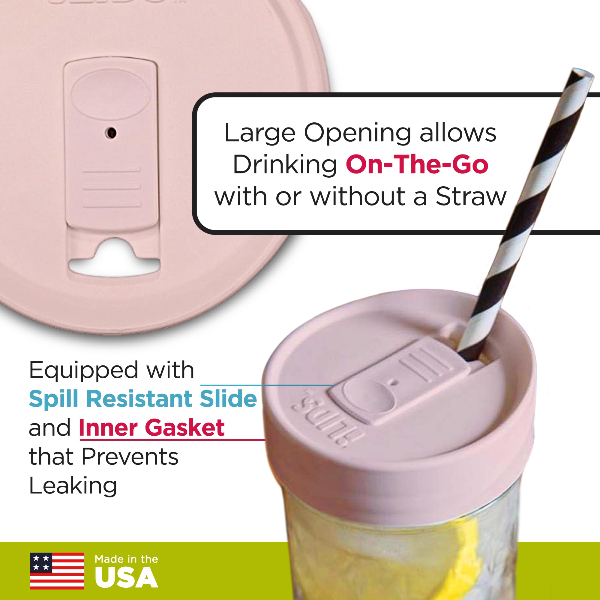 Snapklik.com : iLIDS Mason Jar Drink Lid