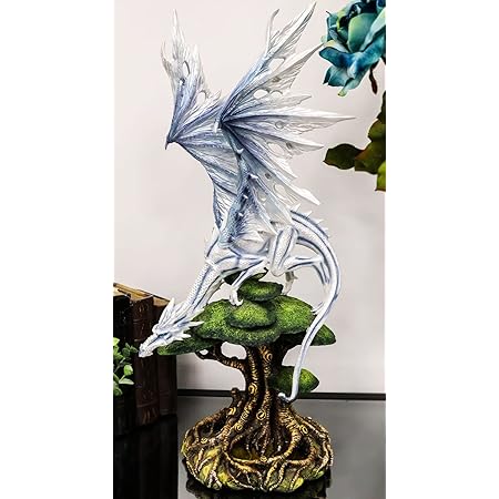 Amazon.com: Ebros Dryad Gaia Tree Ent Earth Dragon Perching On Branch ...