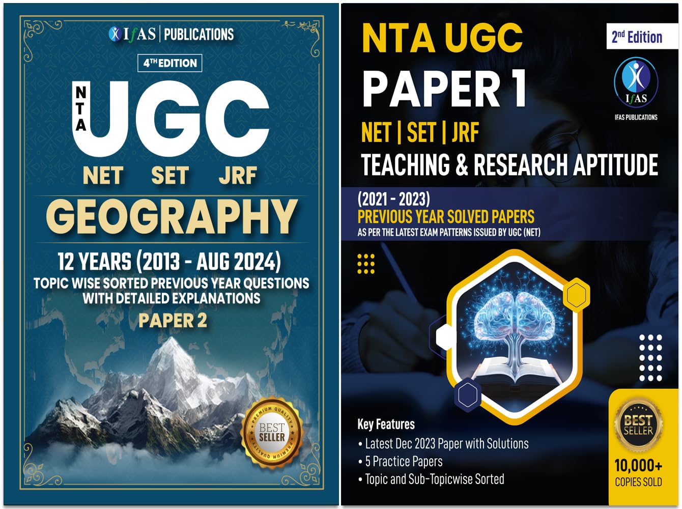 Buy UGC NET Geography Paper 2 Book 2024 & UGC NET Paper 1 Book [2 Books ...