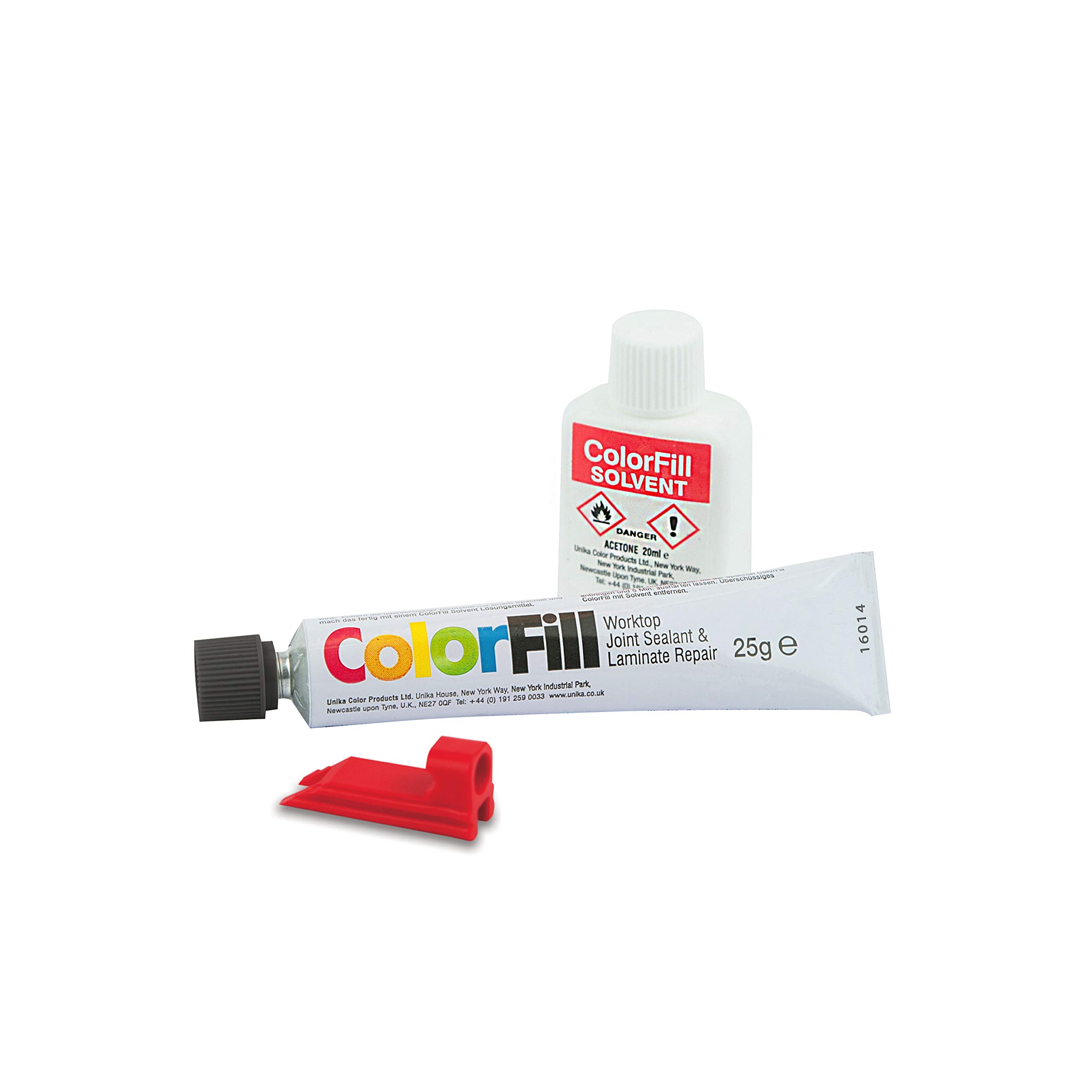 ColorFill Worktop Joint Sealant/Repairer and Solvent - Mid Grey (CF256 ...