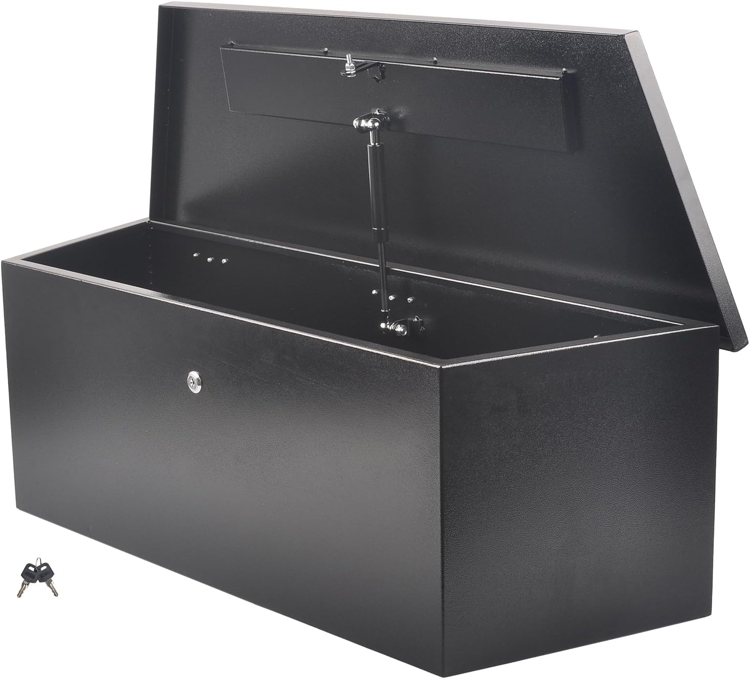 Amazon.com: FGJQEFG 35 Inch Black Steel Utility Trailer Tongue Tool Box ...
