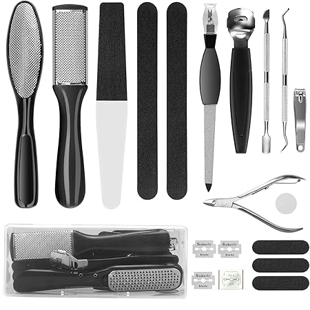 Amazon.com : Professional Pedicure Tools Set, 26 in 1 Stainless Steel ...