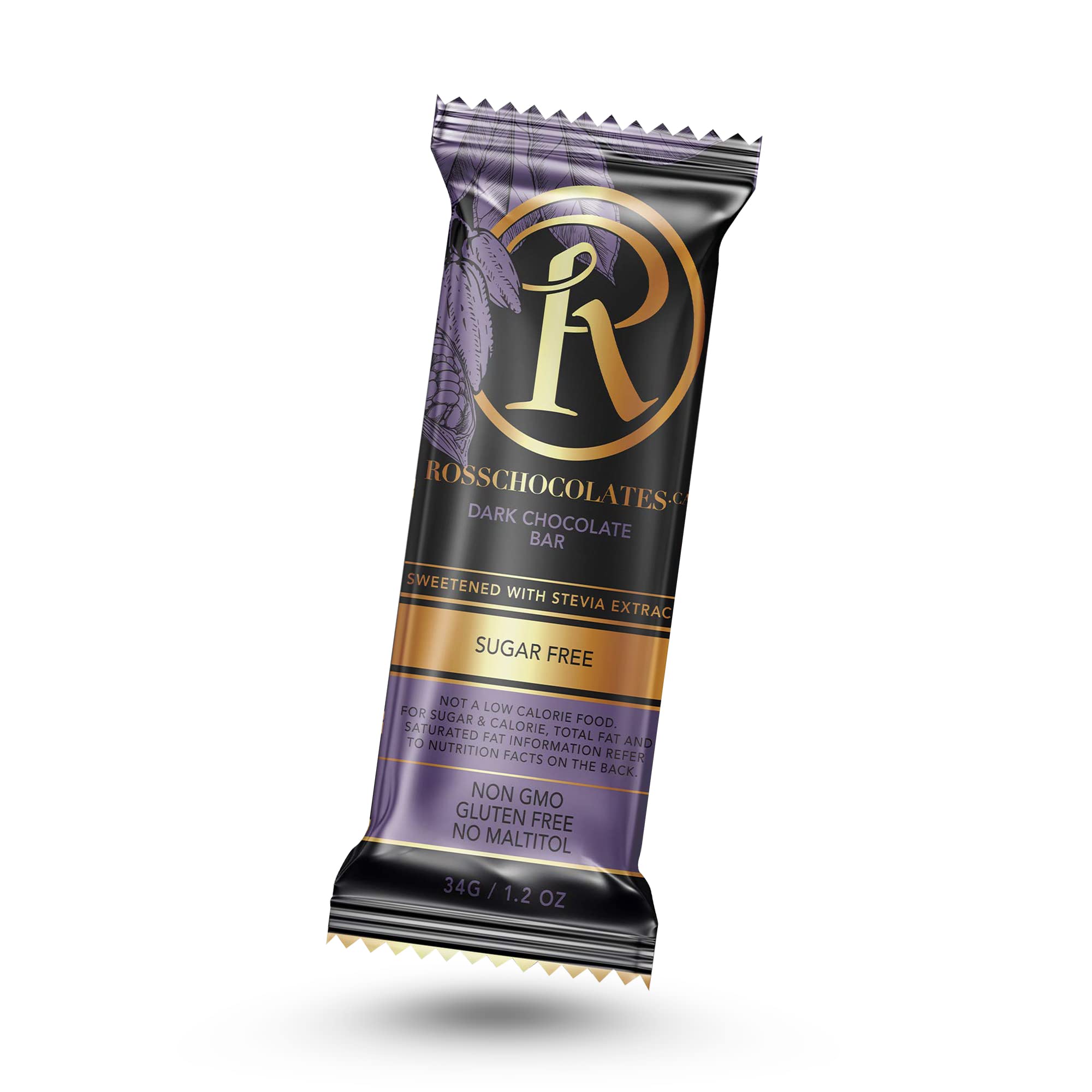 Ross Chocolates – Gourmet Chocolate Bars | Sweetened with Stevia ...