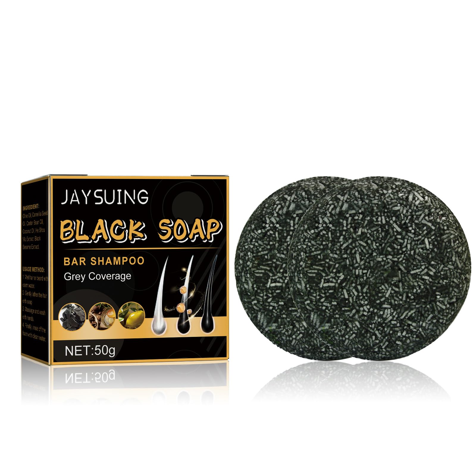 Buy Gray Hair Reverse Bar Shampoos, 2Pcs Reverse Gray Hair Reverse Bar ...