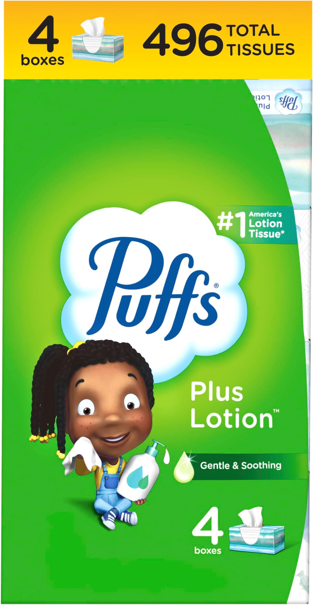 Amazon.com: Puffs Basic Facial Tissues, 180 ct, 3 pk : Health & Household