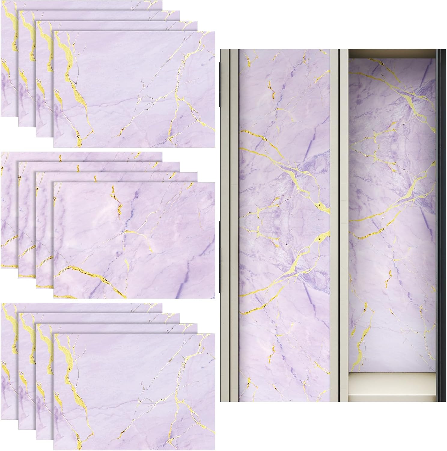 Amazon.com: Ctosree 12 Pcs School Locker Magnetic Wallpaper 12" x 9 ...