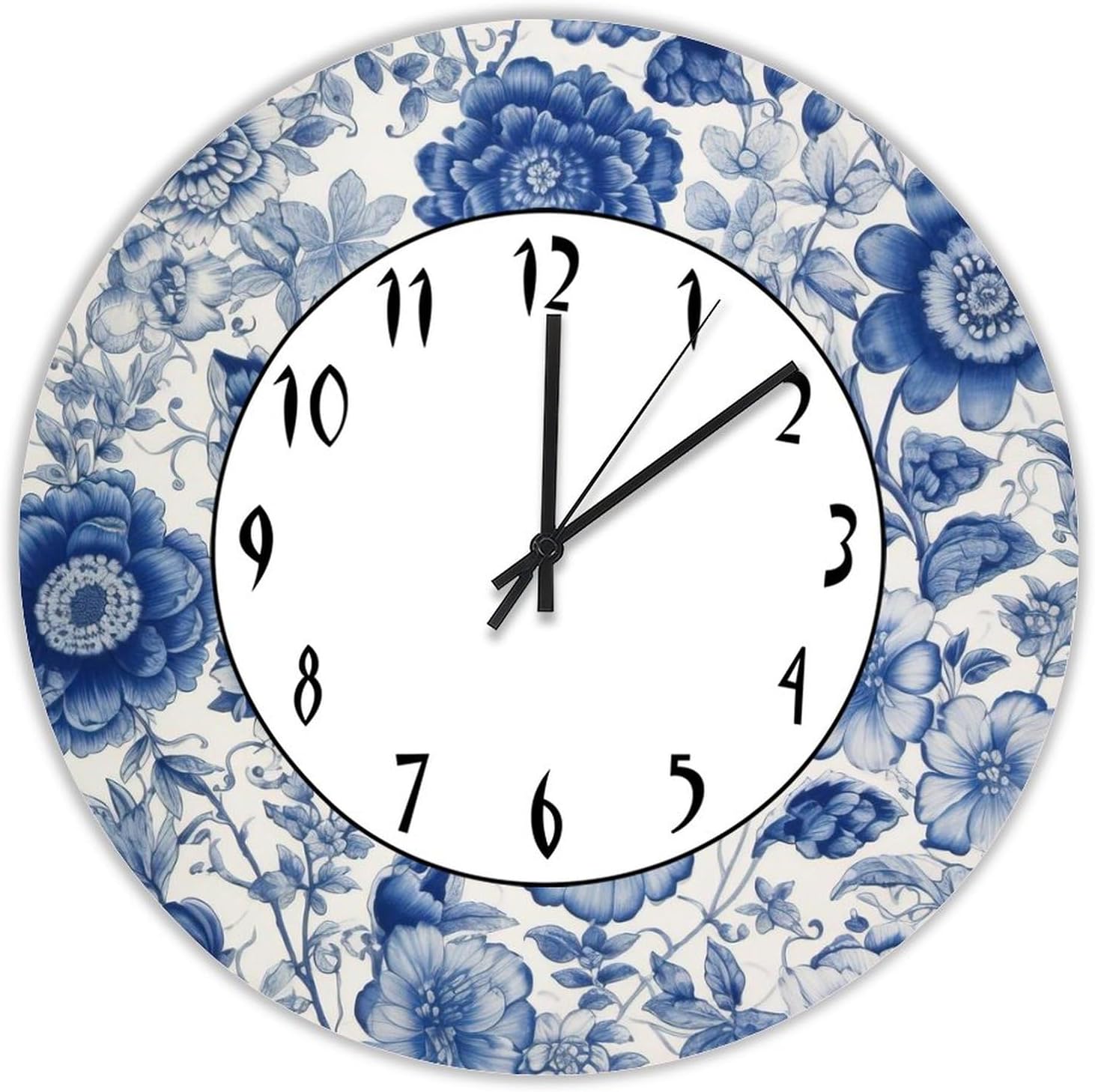Amazon.com: Chinese Style Chinoiserie Blue And White Porcelain Floral ...