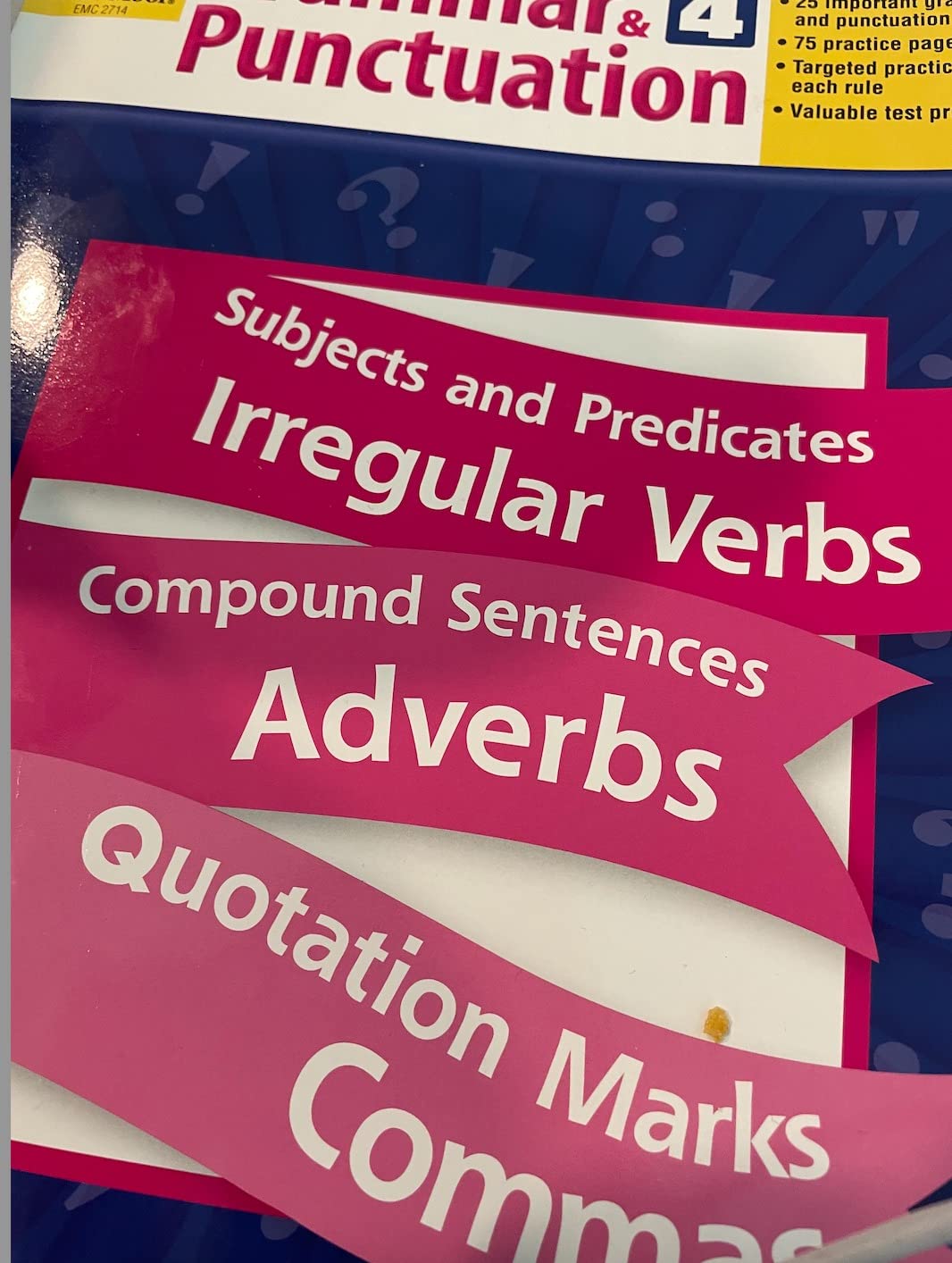 Amazon.com: Grammar and Punctuation, Grade 4: 9781557998484: Evan-Moor ...