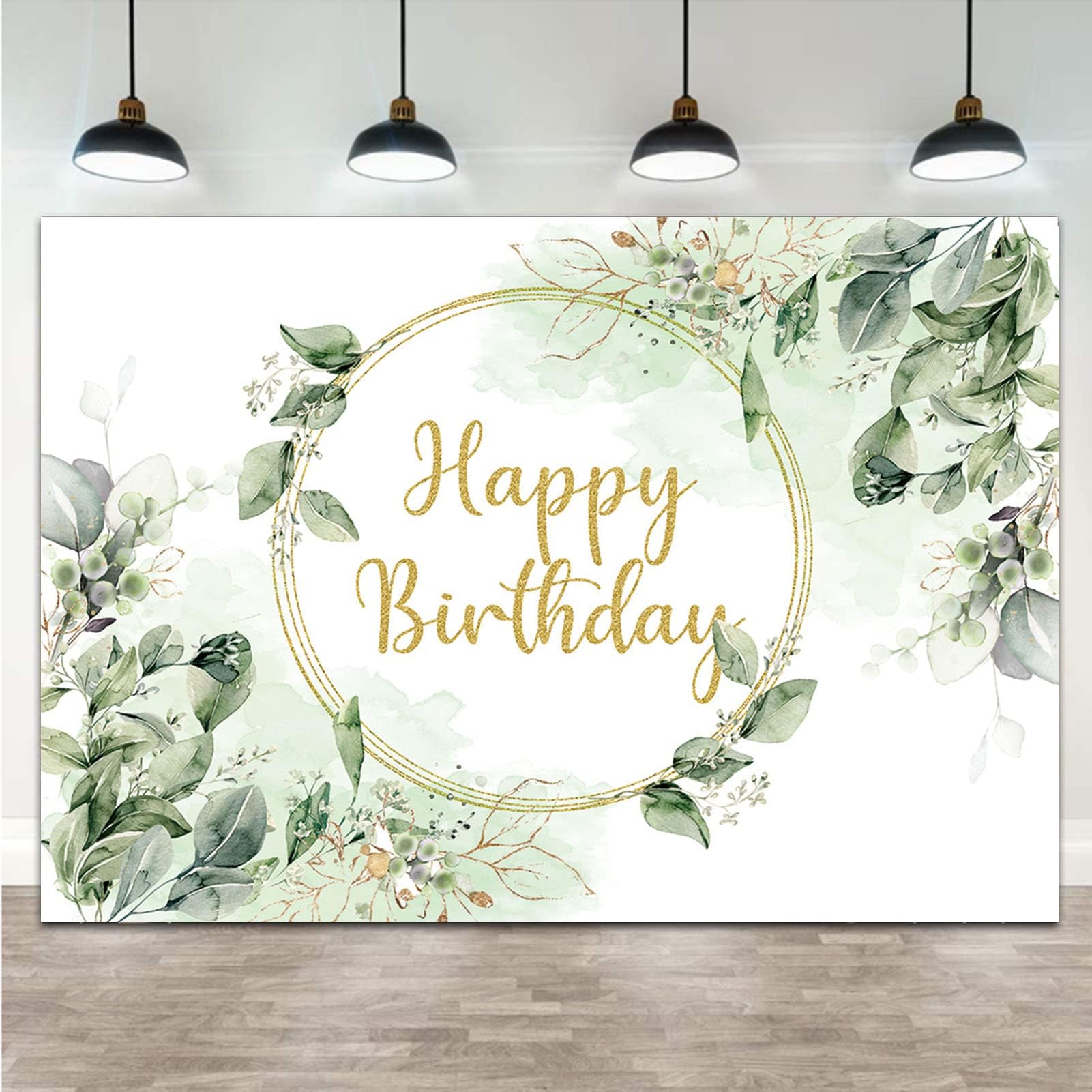 Amazon.com : Greenery Succulent and Eucalyptus Leaves Photography ...