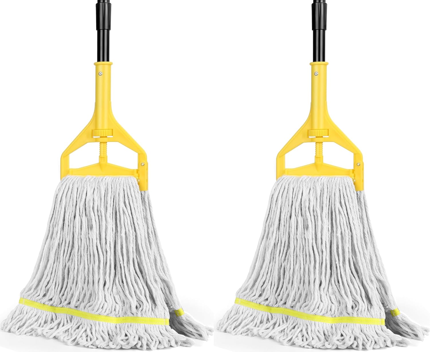 Amazon.com: Beyoco Heavy Duty Commercial Mop Industrial Cotton Mop with ...