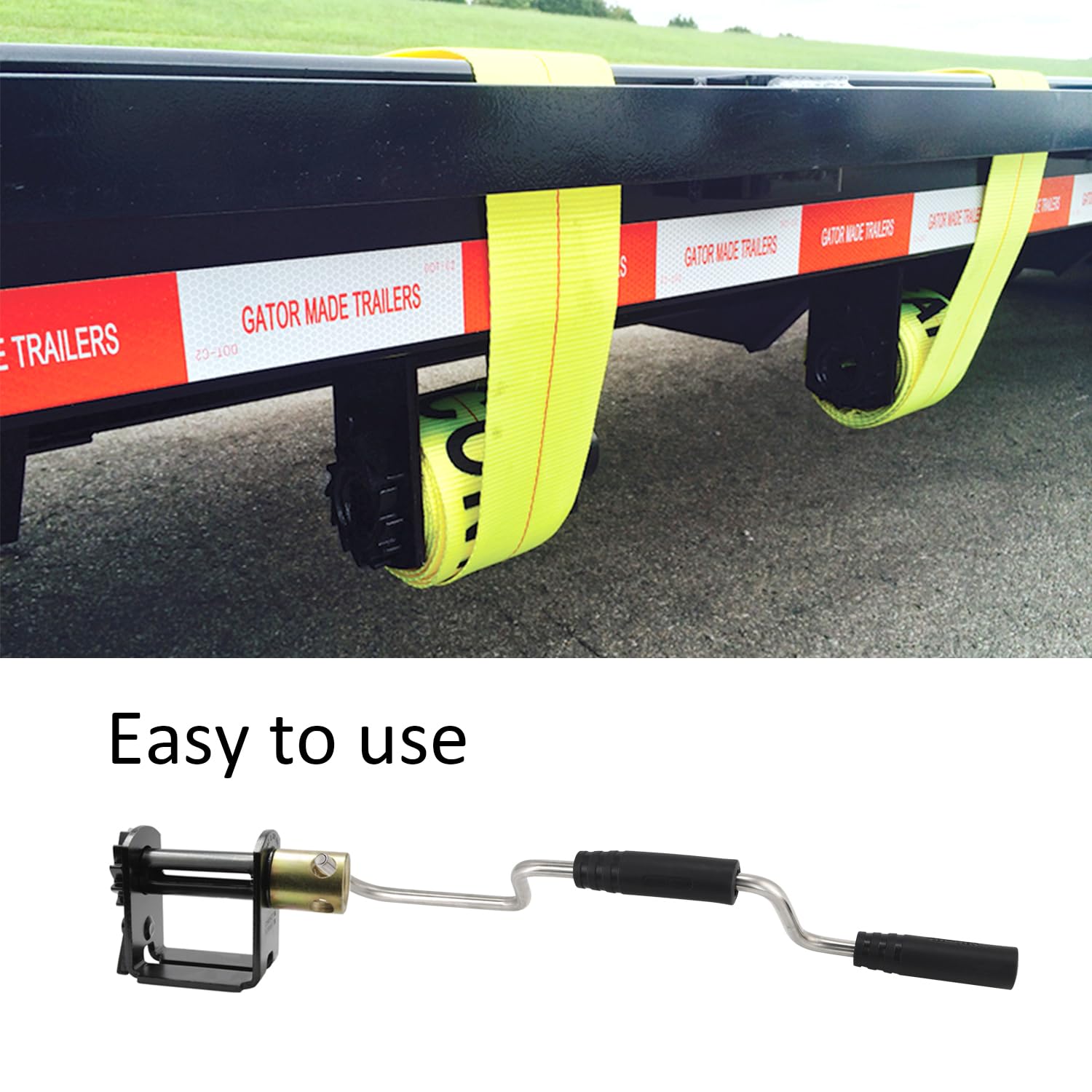 Snapklik.com : QZATTCAEN Strap Winder For Flatbed Truck