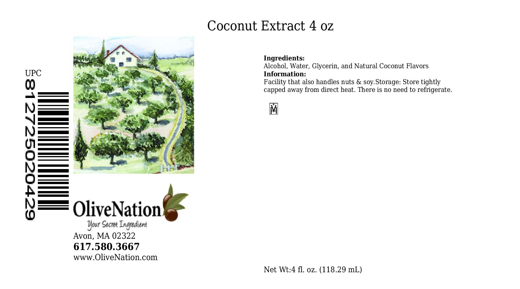 Snapklik.com : OliveNation Premium Coconut Extract