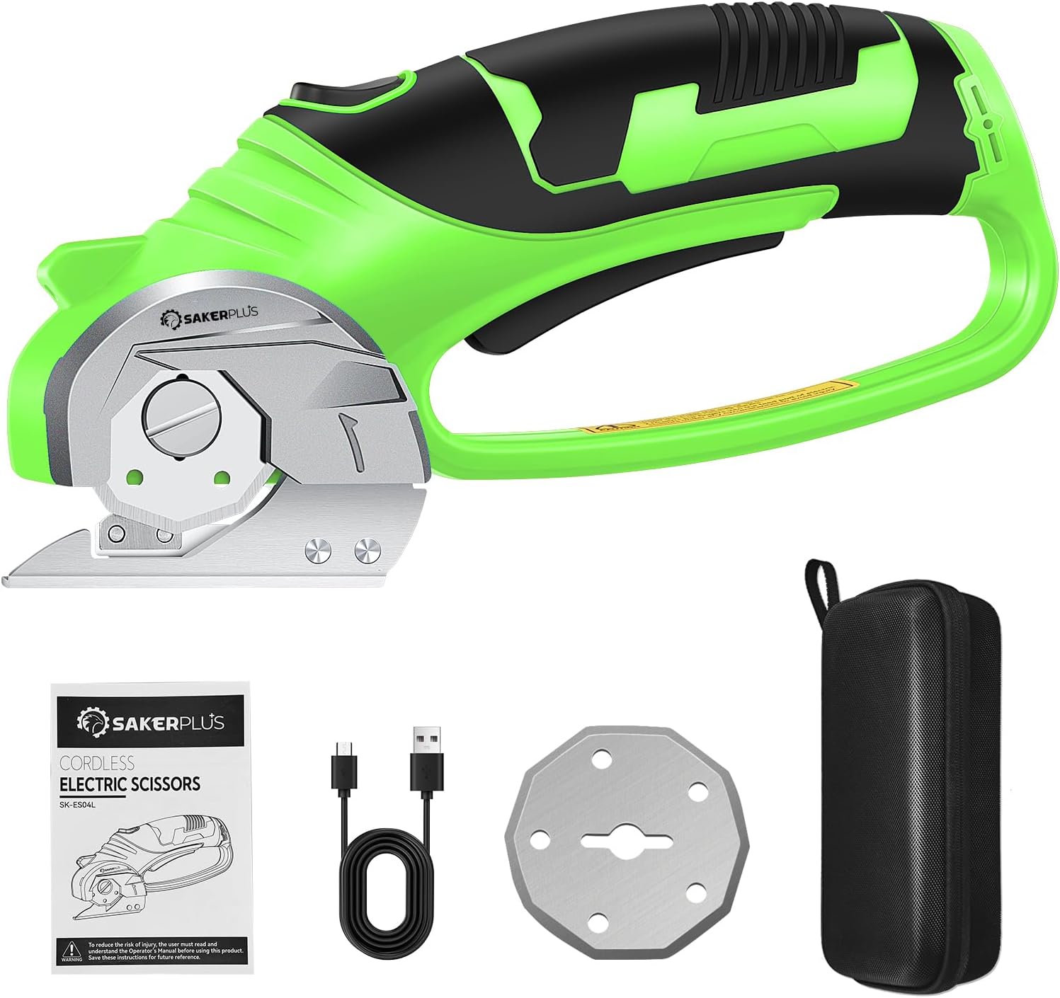 Cordless Electric Scissors, 4V Rechargeable Cardboard Cutter, Cordless ...