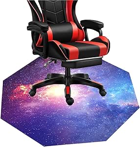 Octagon Gaming Office Chair Mat for Carpet Computer Desk Chair Mat for ...