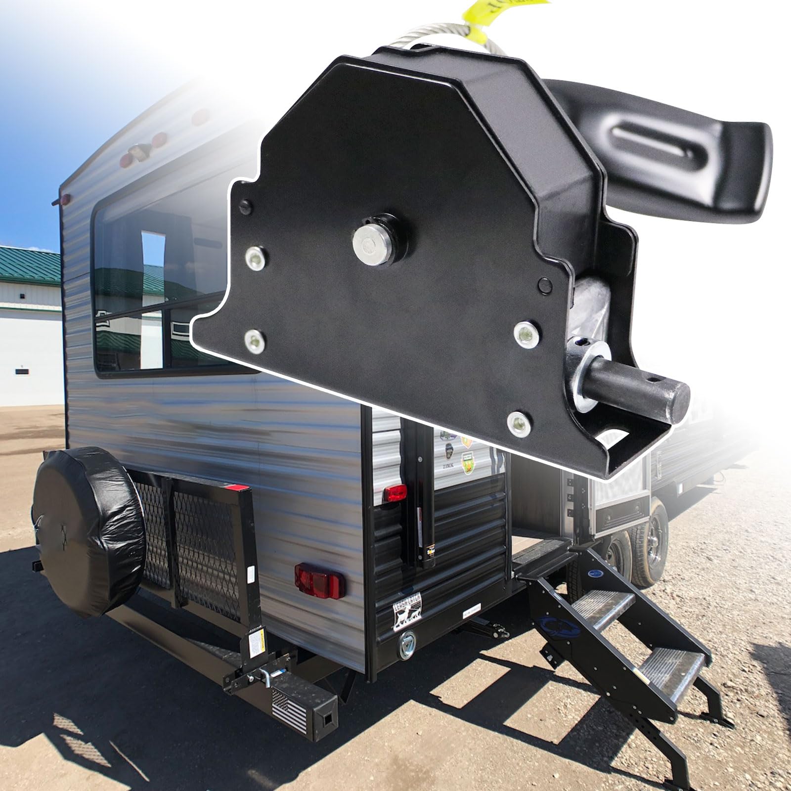 Snapklik.com : Wankic 159056 RV Spare Tire Winch Compatible