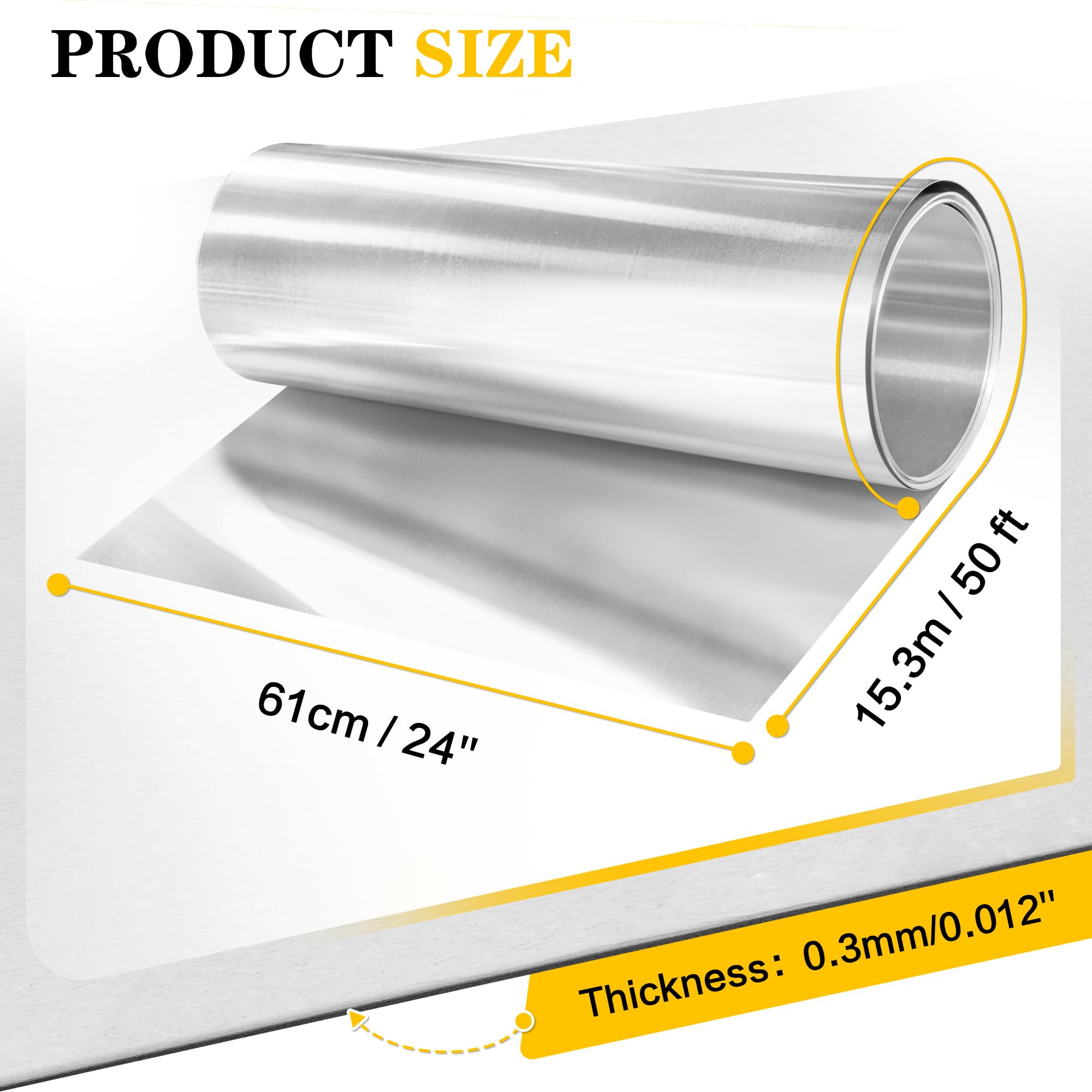 Snapklik.com : 24 X 50 Aluminum Flashing Roll, 0.3mm Thickness Metal ...